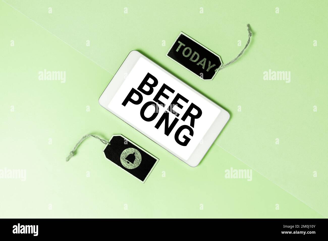 Hand writing sign Beer Pong. Business concept a game with a set of beer ...