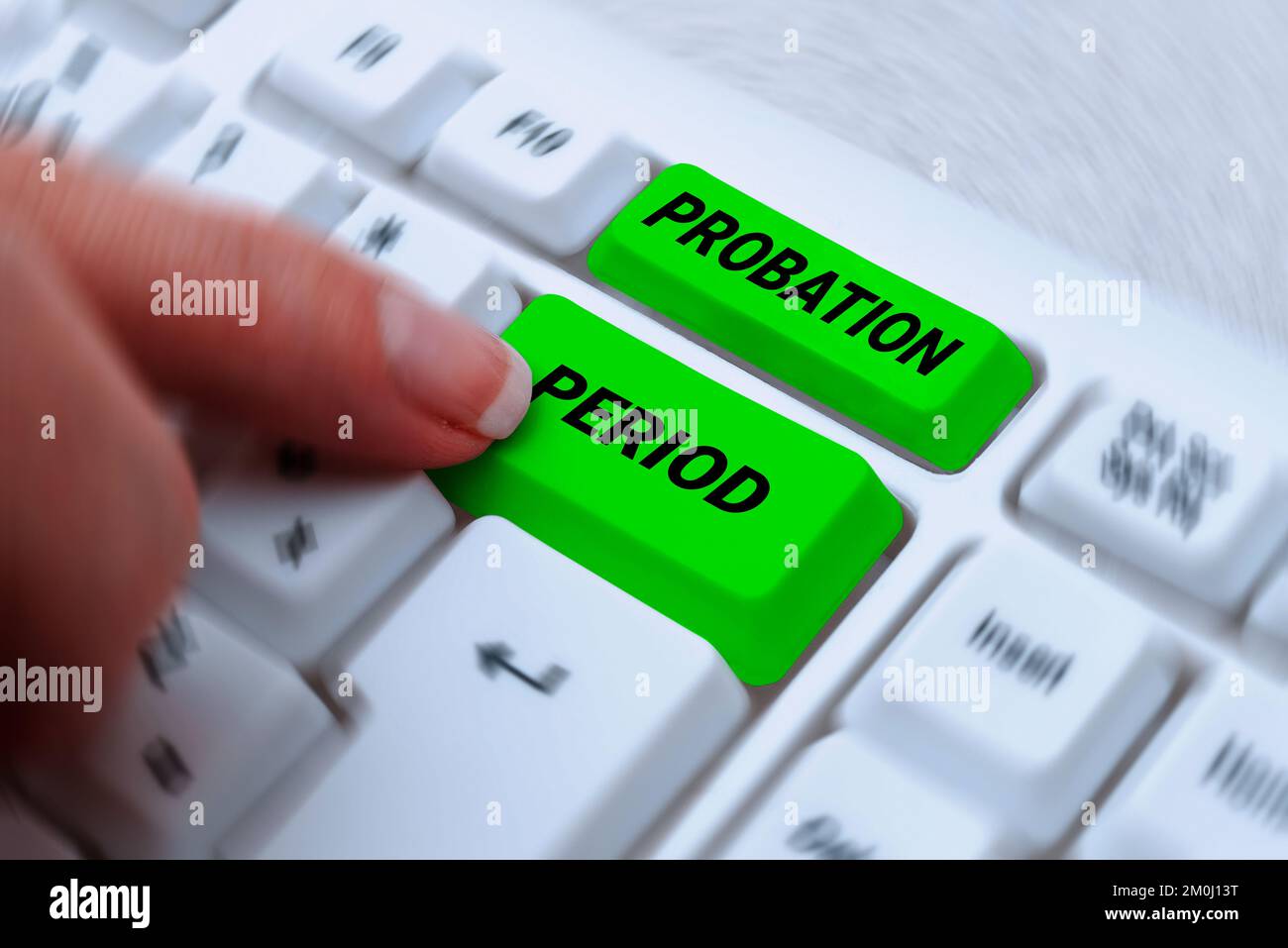 Hand Writing Sign Probation Period Word Written On Focused And Iterative Approach To Searching