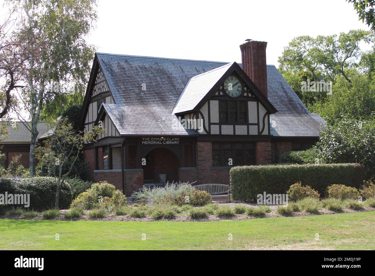 Photograph of Emma S. Clark Memorial Library Stock Photo - Alamy