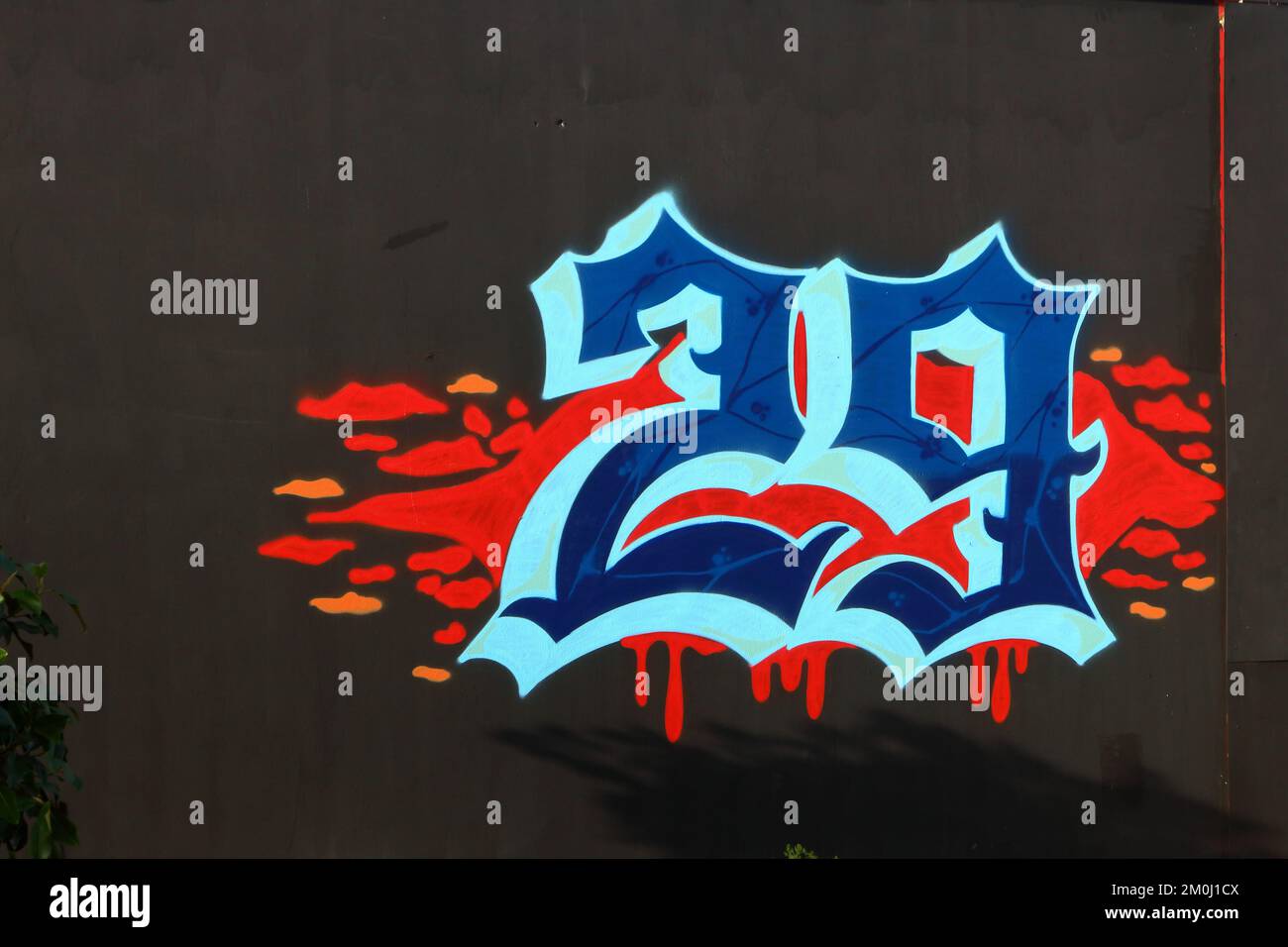 Graffiti Art Numbers
