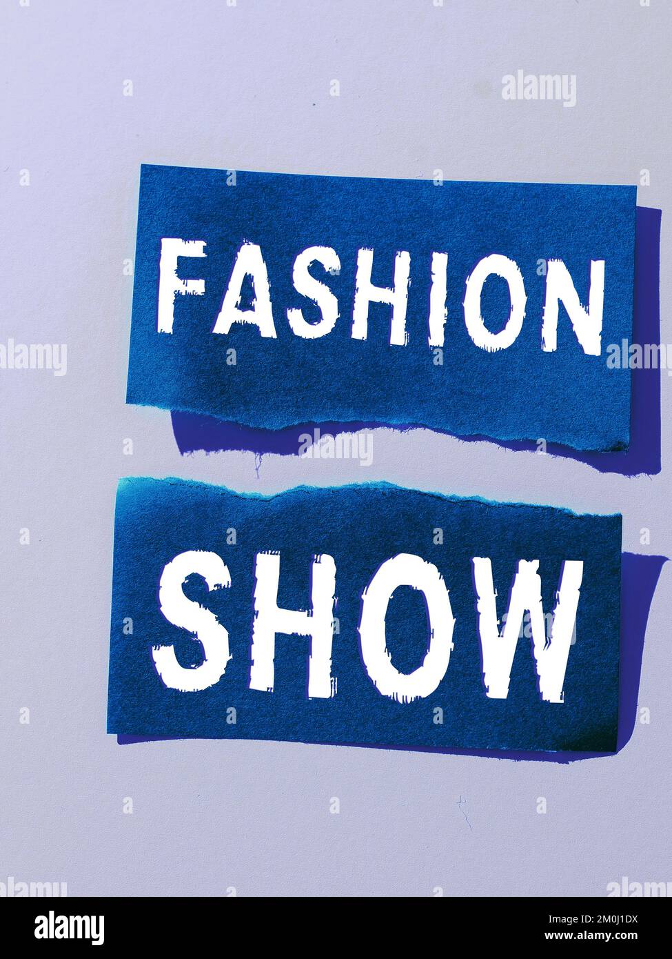 Handwriting text Fashion Show. Business approach exibition that ...