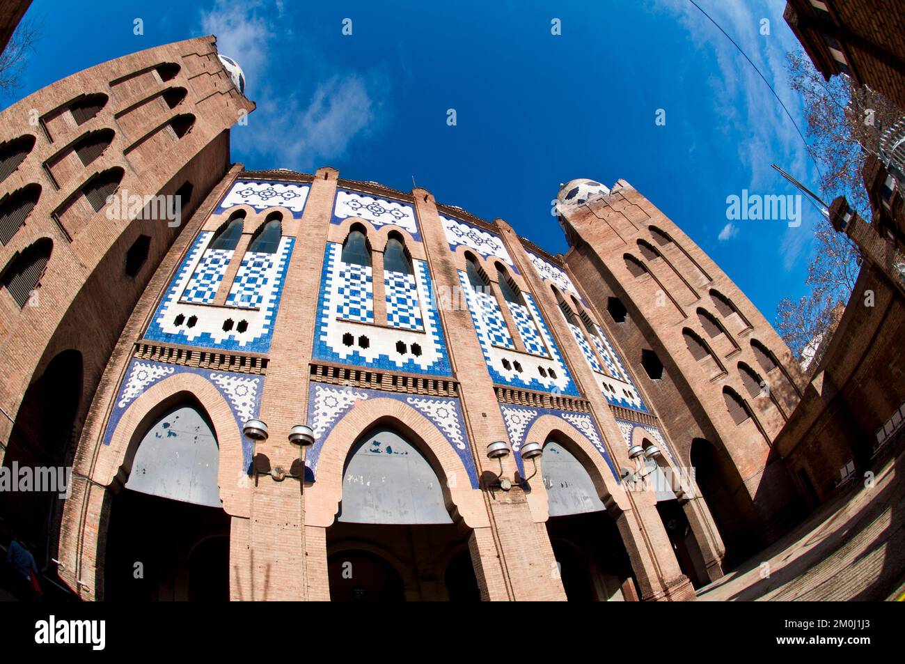 The plaza de toros monumental de barcelona hi-res stock photography and ...