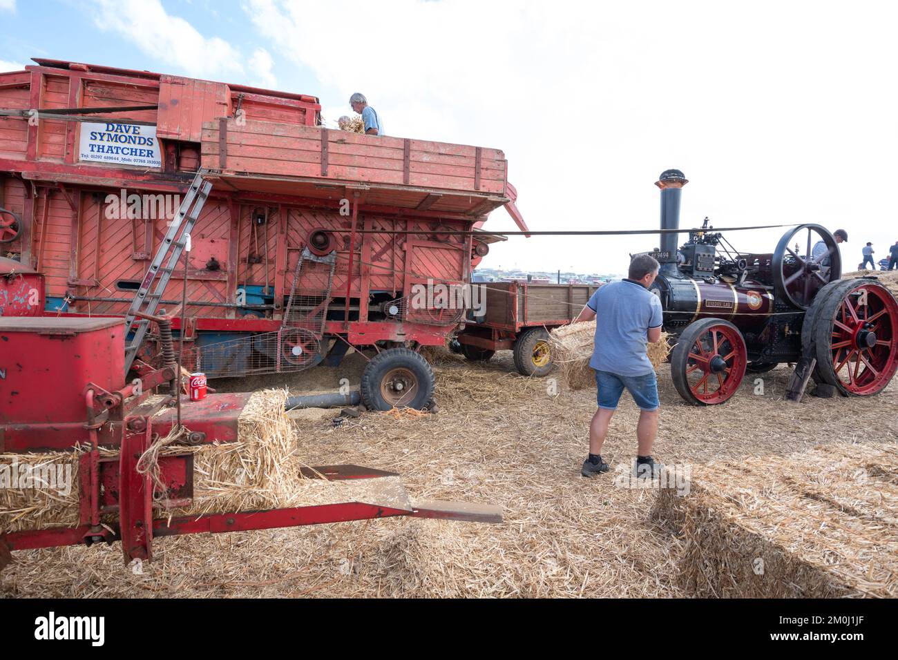 Tarrant Hinton.Dorset.United Kingdom.August 25th 2022.A 1910 Allchin traction engine called ...