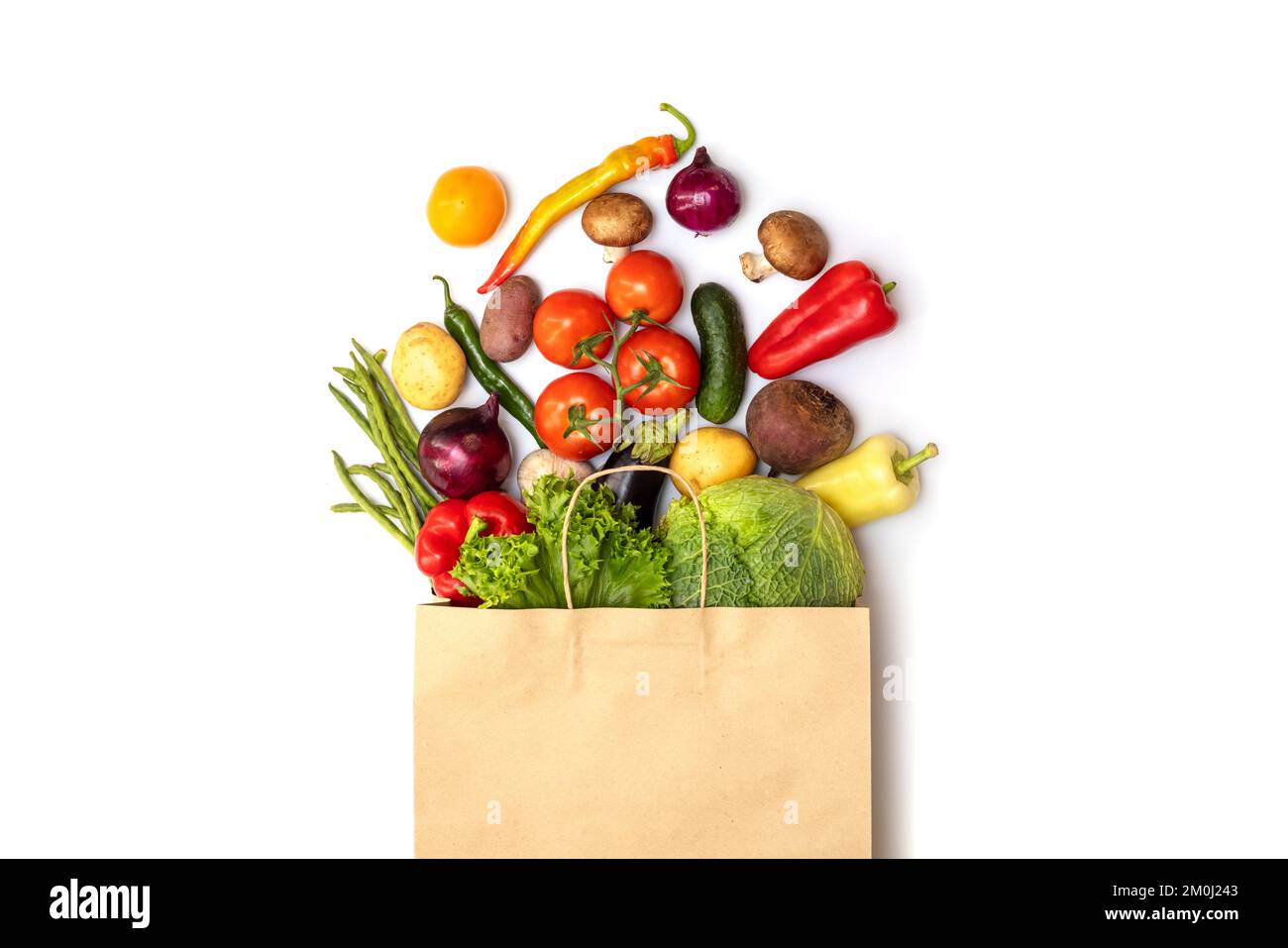 Vegetables in eco friendly hi-res stock photography and images - Alamy