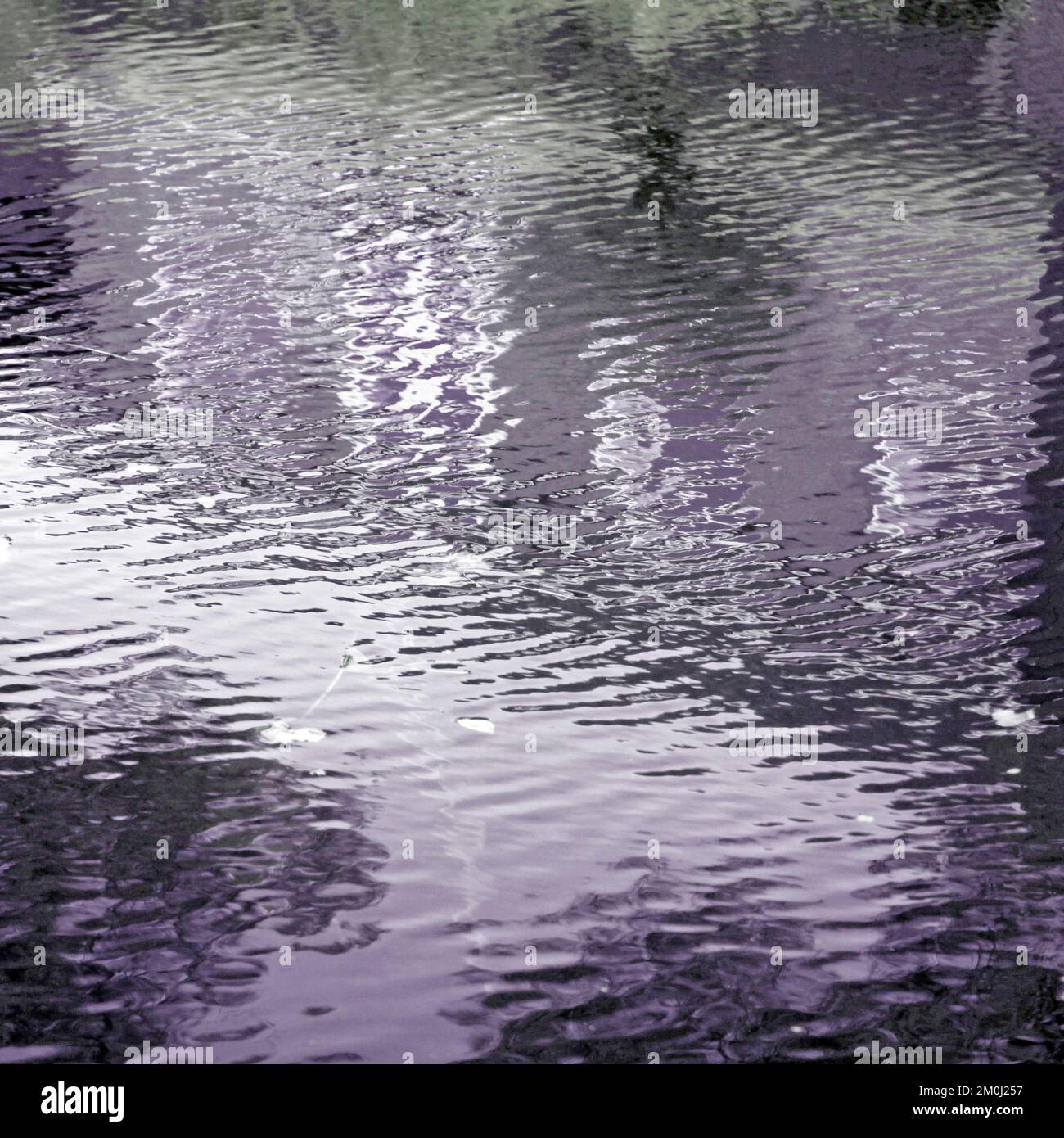 Abstract photograph, showing reflected pattern, line, shape, with a ...