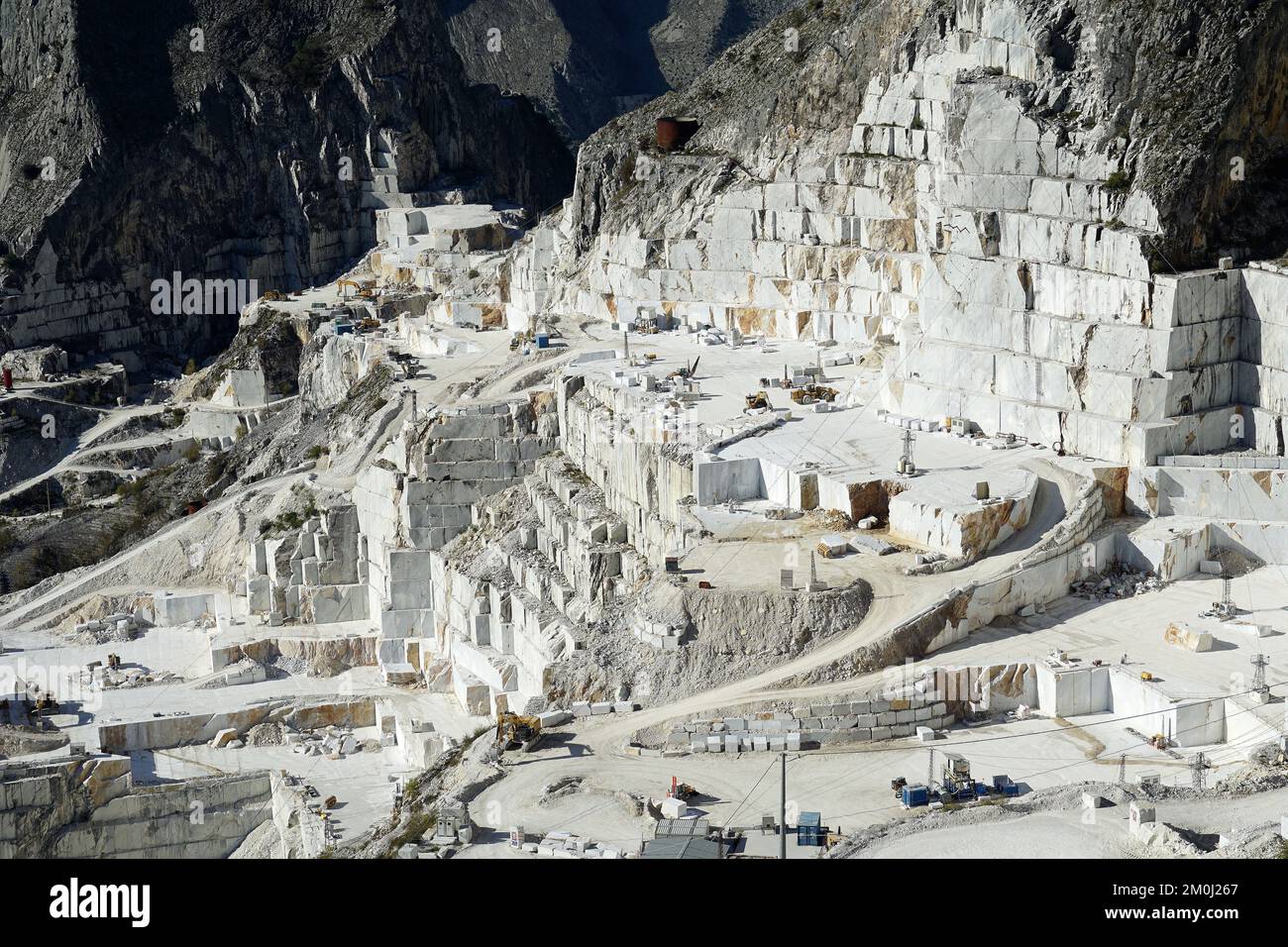 Marble quarry, Carrara, Tuscany, Toscana, Italy, Europe Stock Photo - Alamy