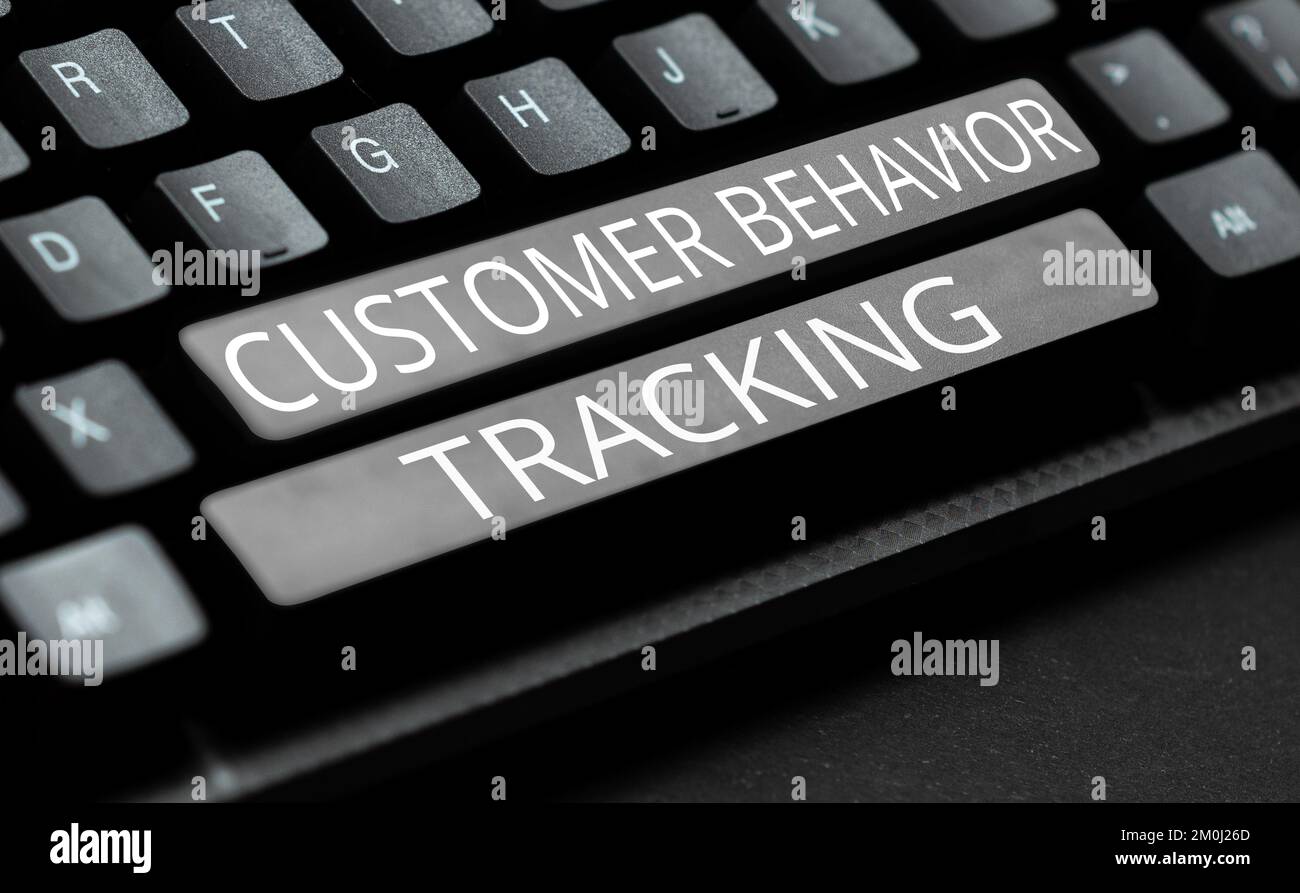 Writing displaying text Customer Behavior Tracking. Word Written on ...