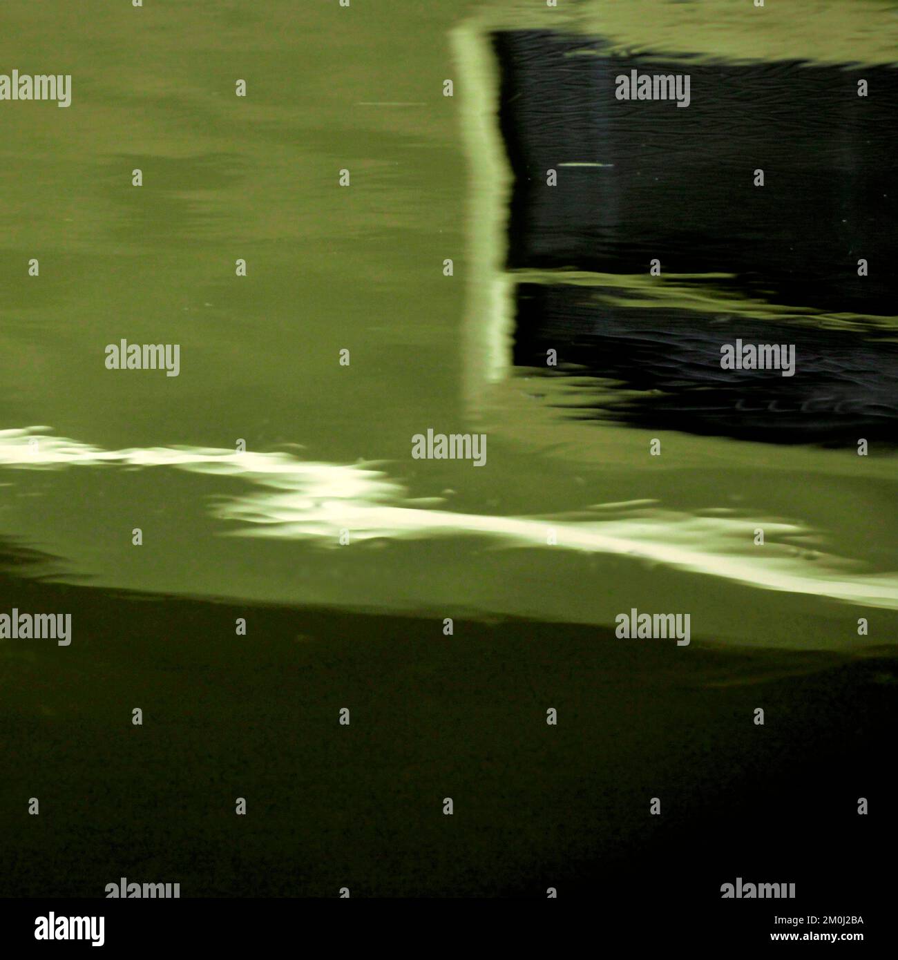 Abstract photograph, showing reflected pattern, line, shape, with a ...