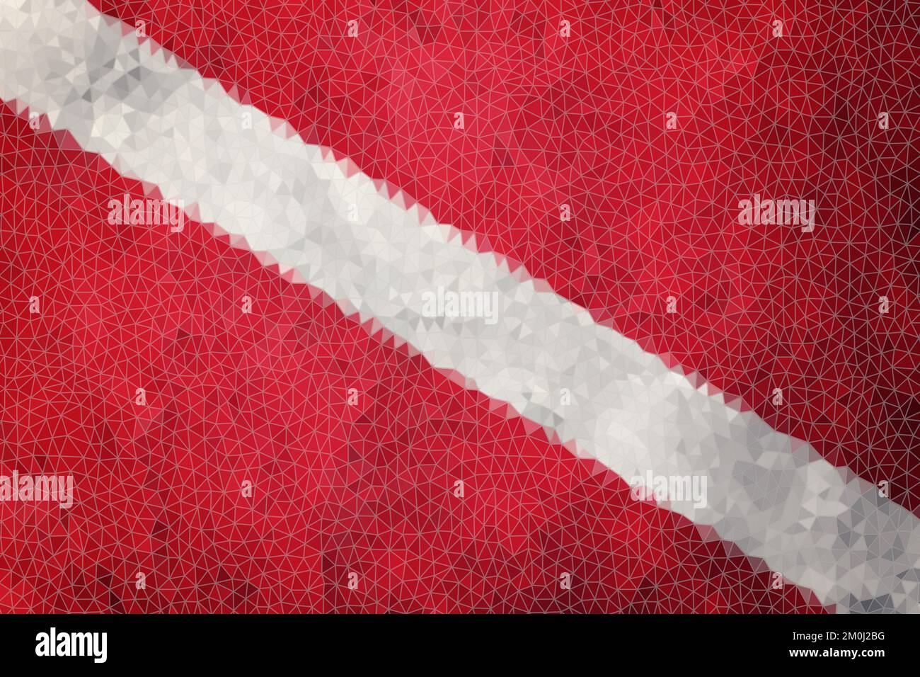 Polygonal diver hi-res stock photography and images - Alamy