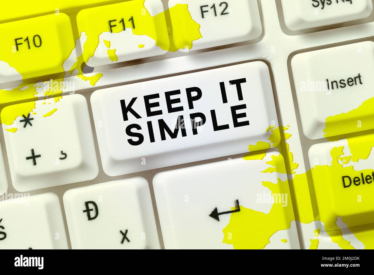 Handwriting text Keep It Simple. Conceptual photo Easy to toss around ...