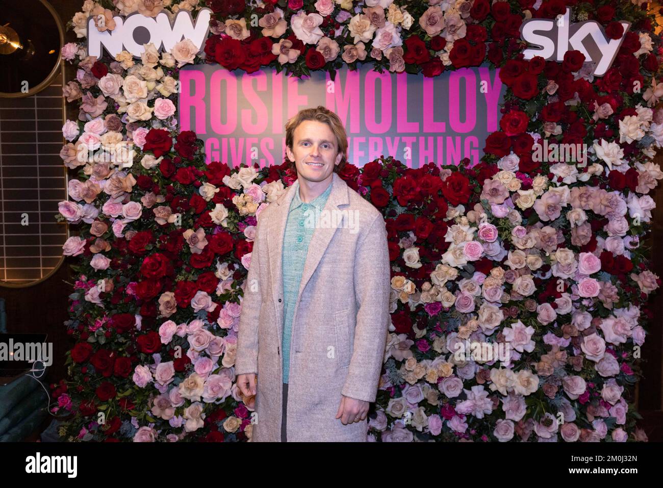 Lewis Reeves arrives at the premiere screening of Rosie Molloy Gives Up ...