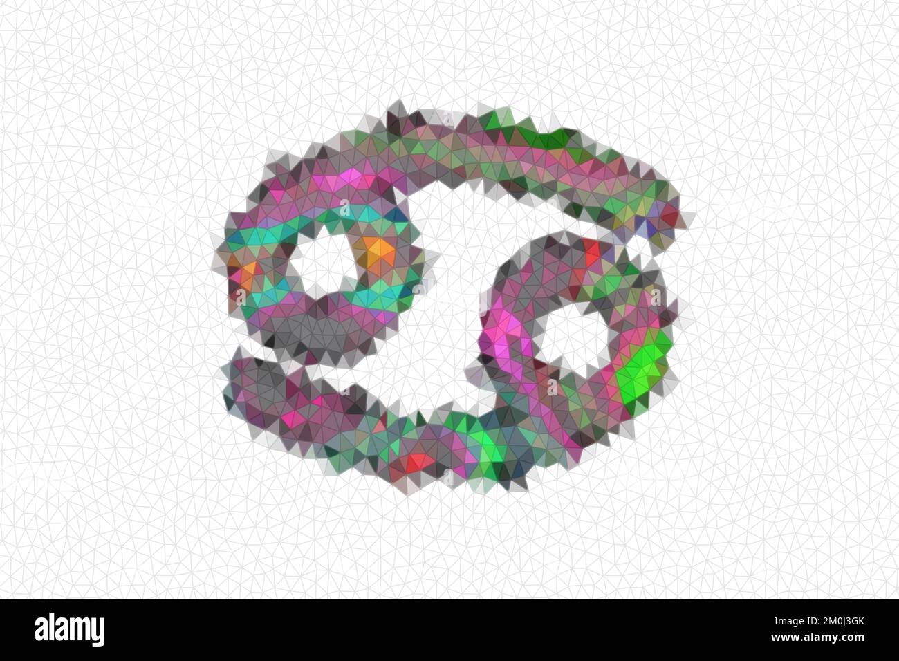 Cancer zodiac sign icon hi-res stock photography and images - Alamy