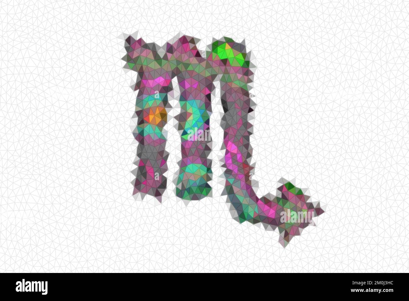 Abstract modern sign zodiac scorpio hi-res stock photography and images ...