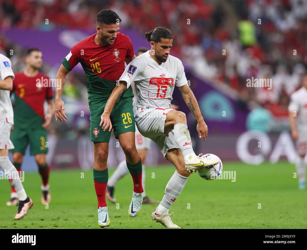 Portugal v switzerland fifa world cup qatar 2022 hi-res stock ...