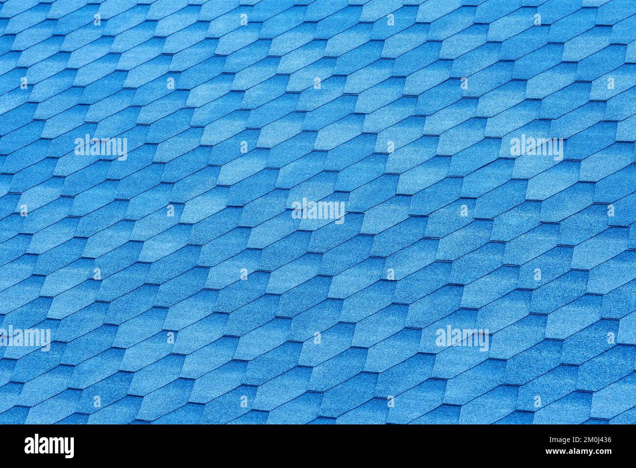 Roof tile geometric style pattern, mosaic blue abstract texture, square ...