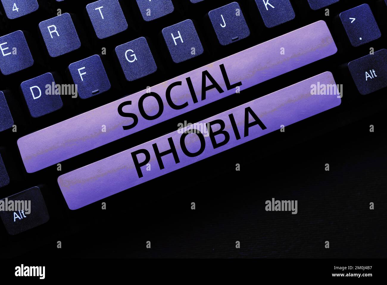 Inspiration showing sign Social Phobia. Conceptual photo overwhelming ...