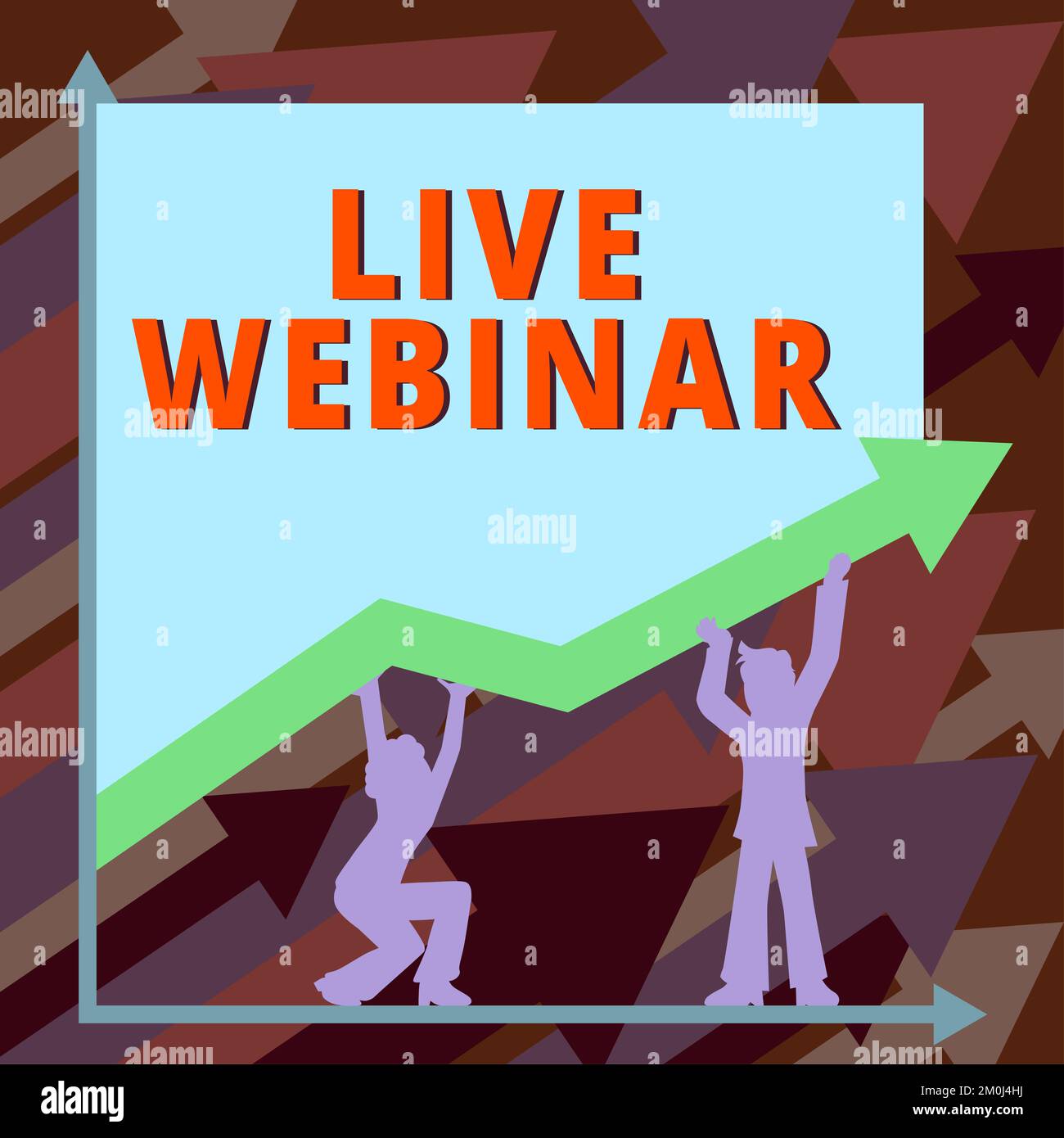 Handwriting text Live Webinar. Conceptual photo Interactive seminar ...