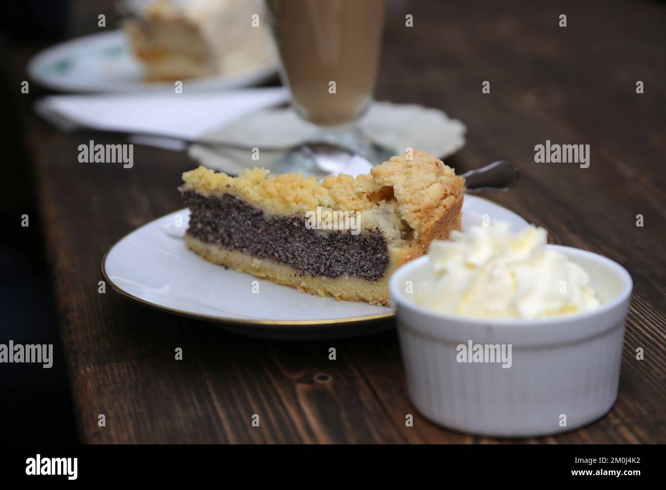 Poppy seed torte hi-res stock photography and images - Alamy