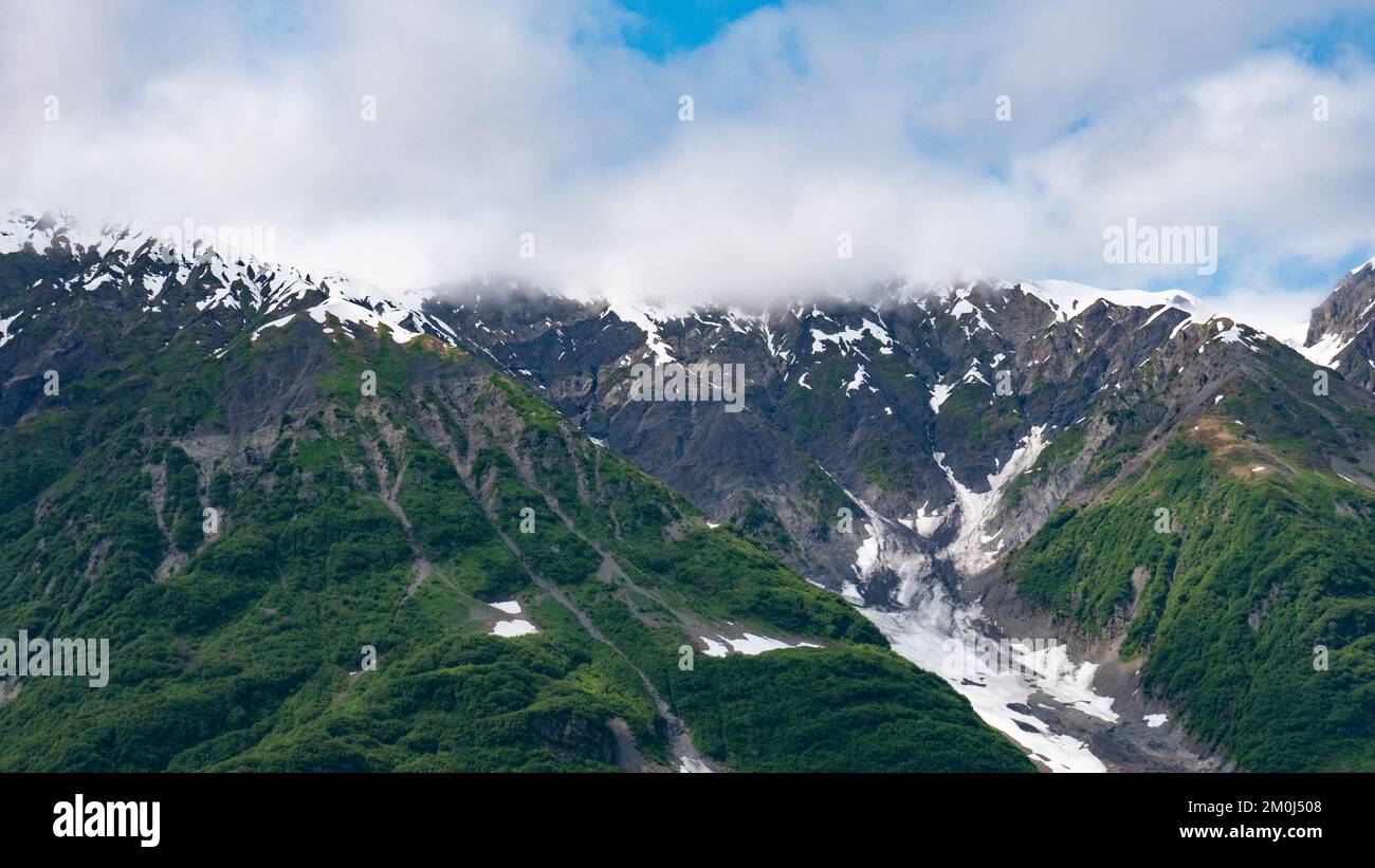 Mountain coast natural alpine landscape nature. Perfect view. Mountain ...