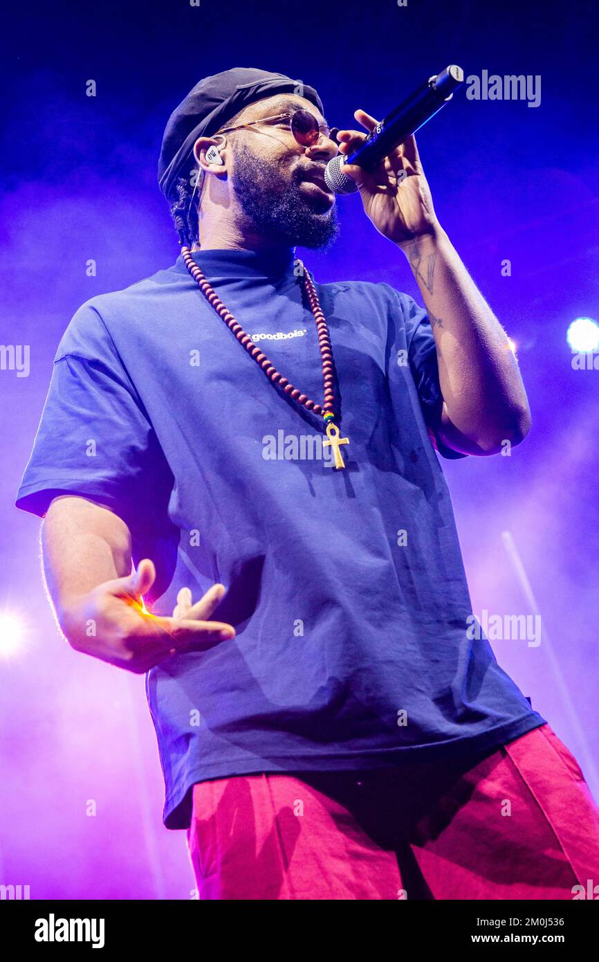 Milan Italy. 05 December 2022. The Giamaican rapper and producer OTG ...