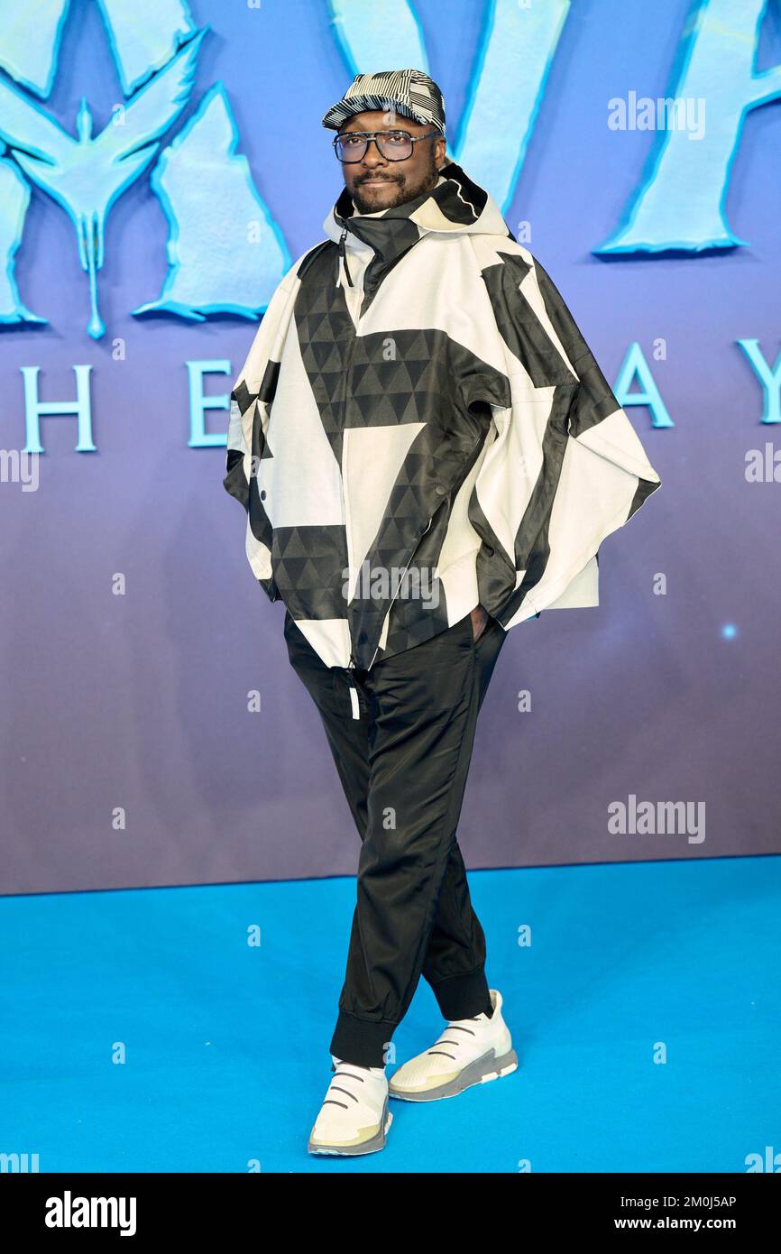 London, UK . 6 December, 2022 . Will.I.Am pictured at the AVATAR The ...