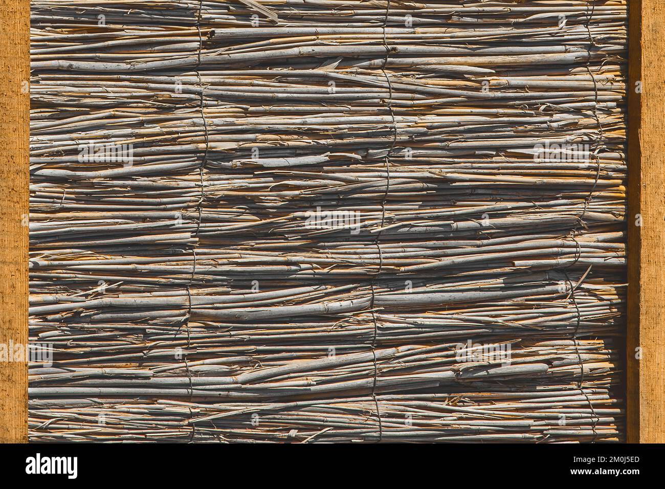 Rope texture with wooden frame for text and design surface bamboo ...