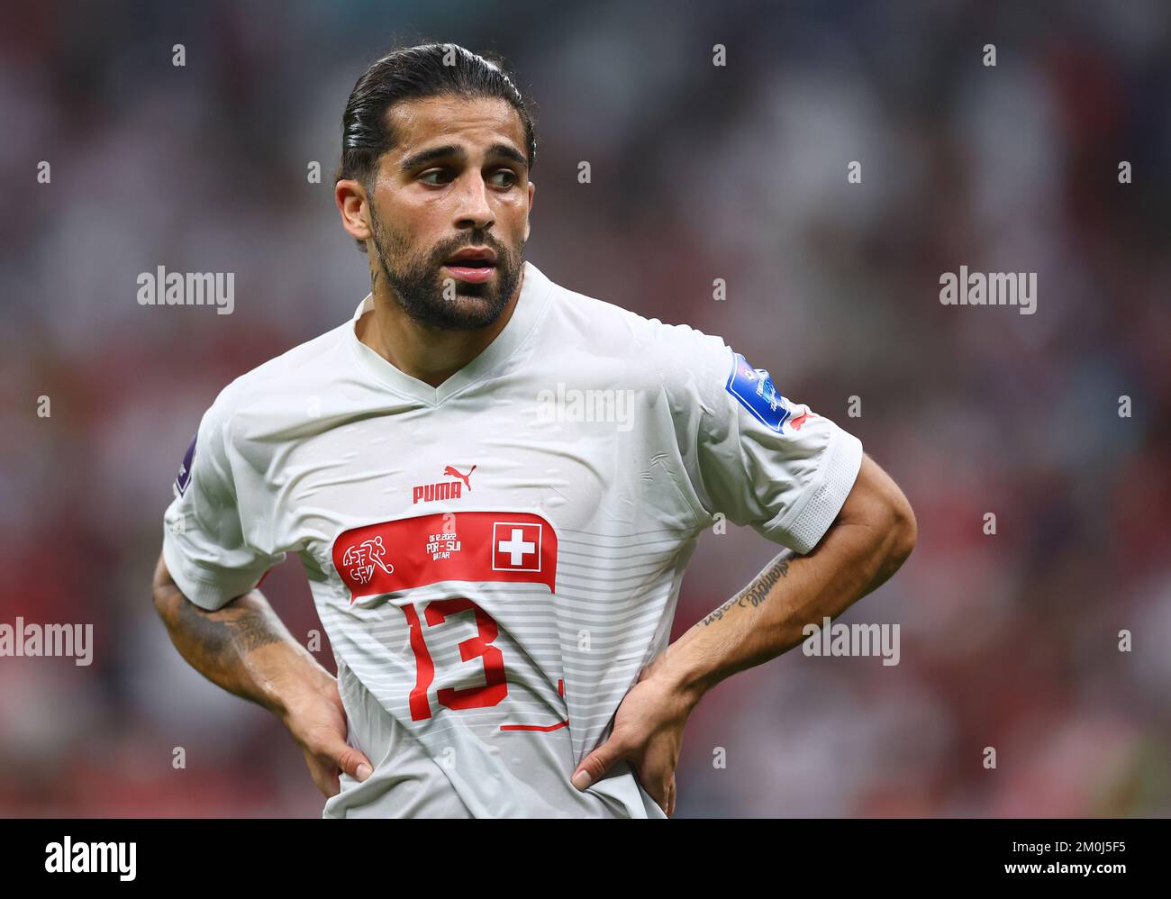 Doha, Qatar, 6th December 2022. Ricardo Rodriguez of Switzerland during ...