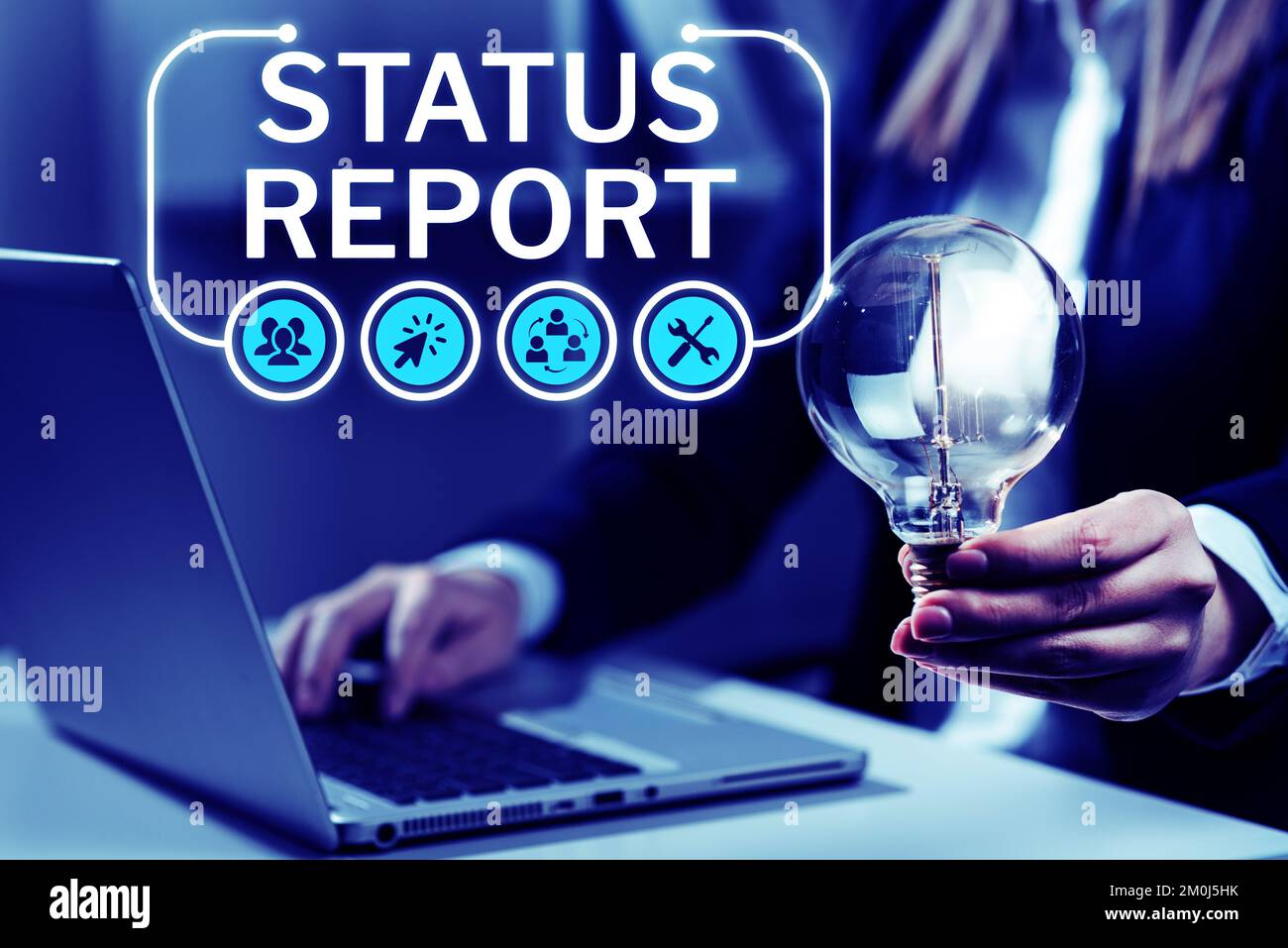 Inspiration Showing Sign Status Report Business Concept Update Summary Of Situations As Of A