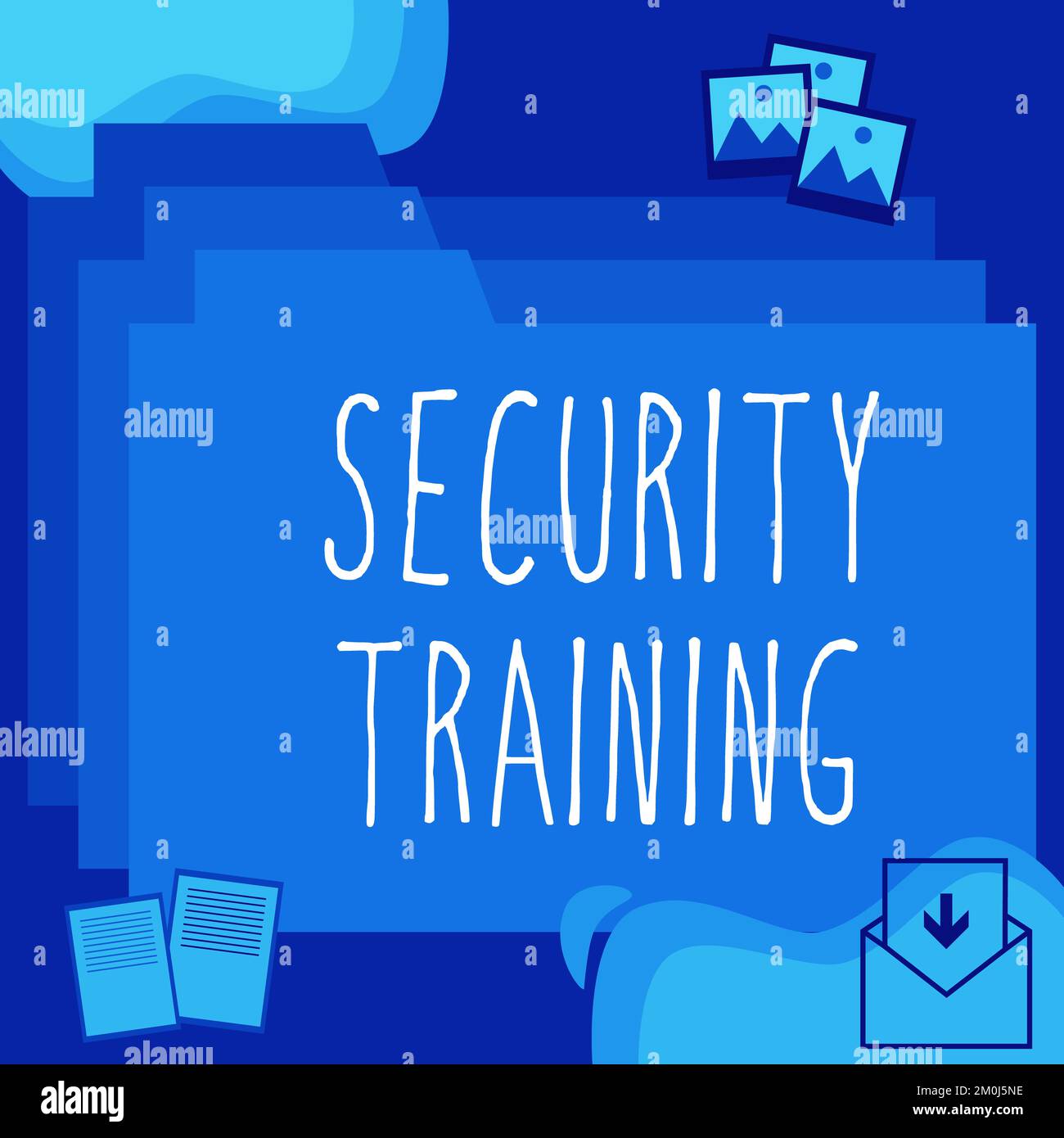 Inspiration showing sign Security Training. Word Written on providing ...
