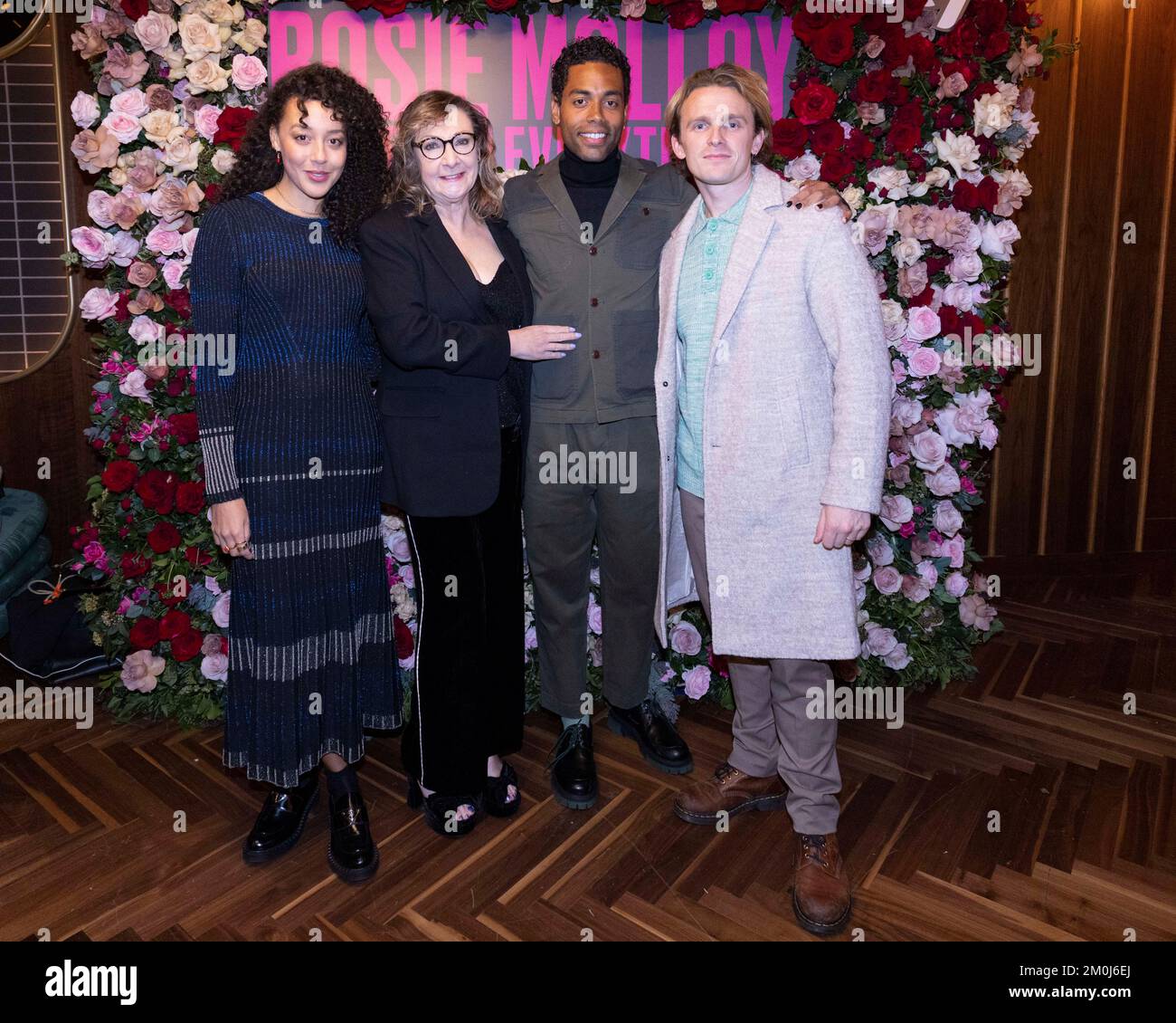 (left to right) Adelle Leonce, Pauline McLynn, Oliver Wellington and ...