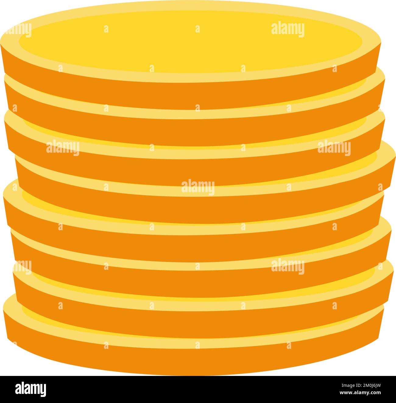 Yellow coin bank Stock Vector Images - Alamy