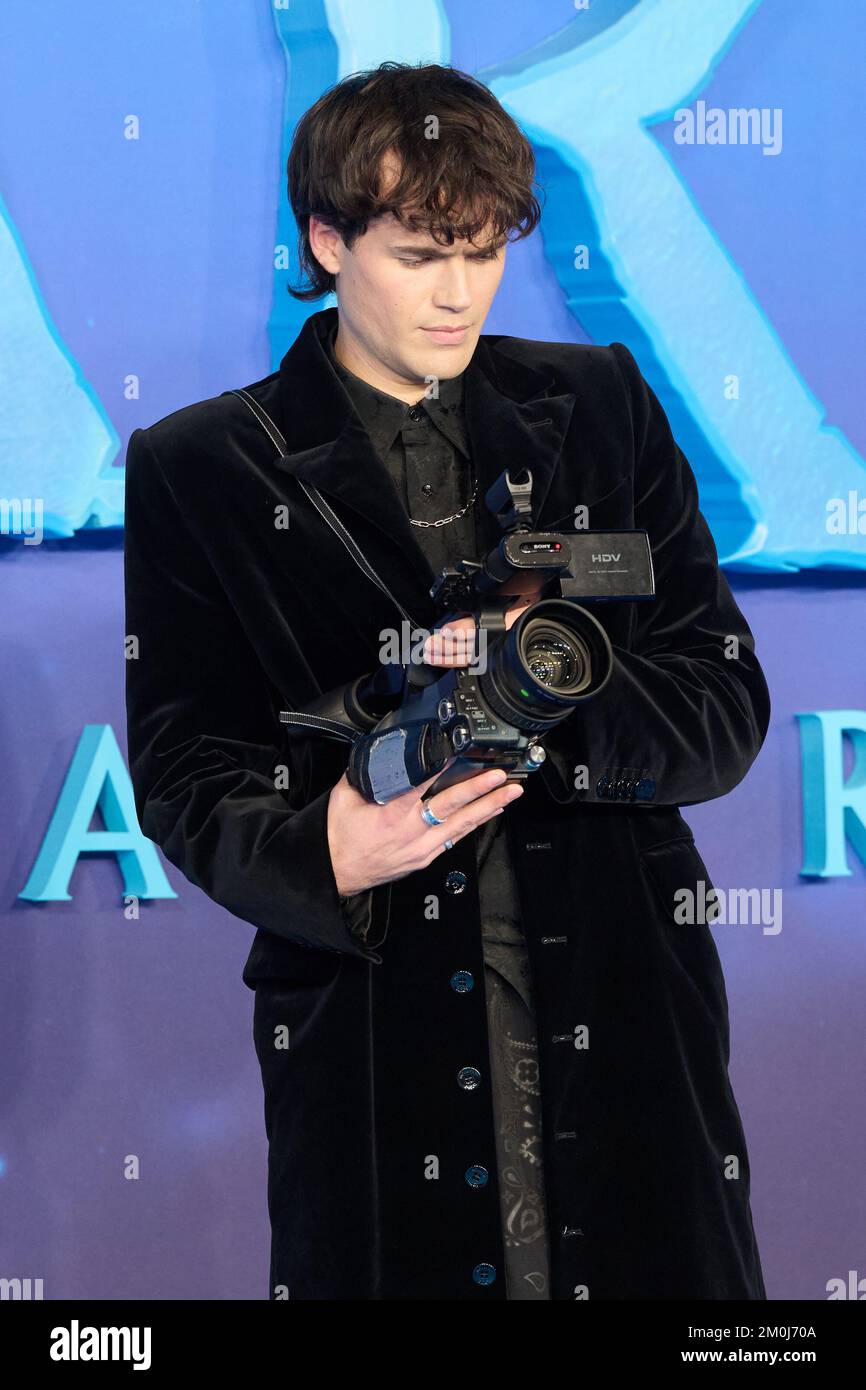 London, UK . 6 December, 2022 . Jamie Flatters pictured at the AVATAR ...