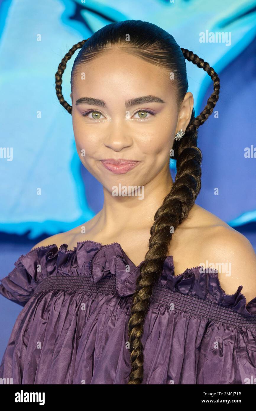 London, UK . 6 December, 2022 . Bailey Bass pictured at the AVATAR The ...