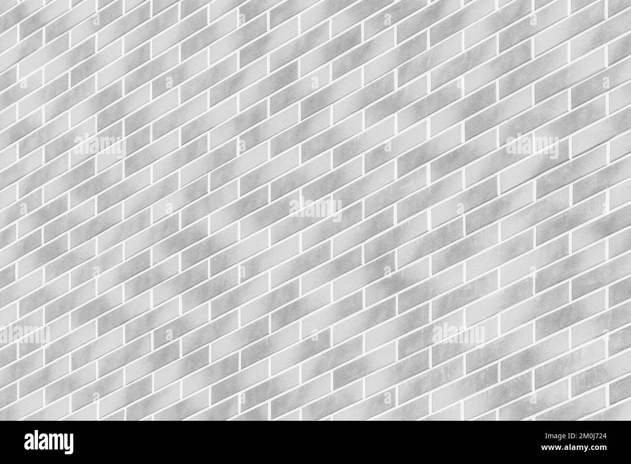 Diagonal, geometric modern grey paint brick light white wall building ...