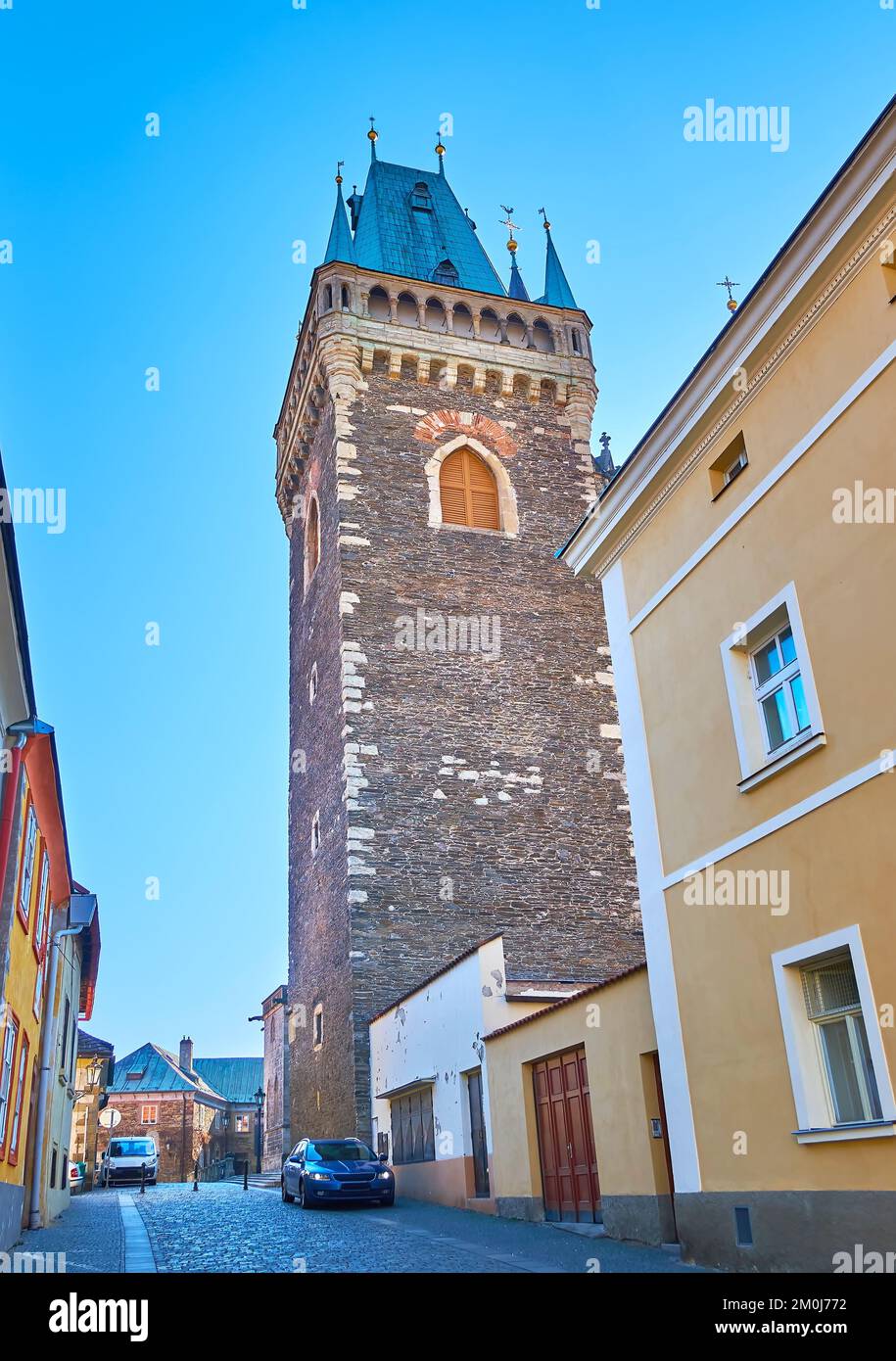 Medieval stone bell tower hi-res stock photography and images - Alamy