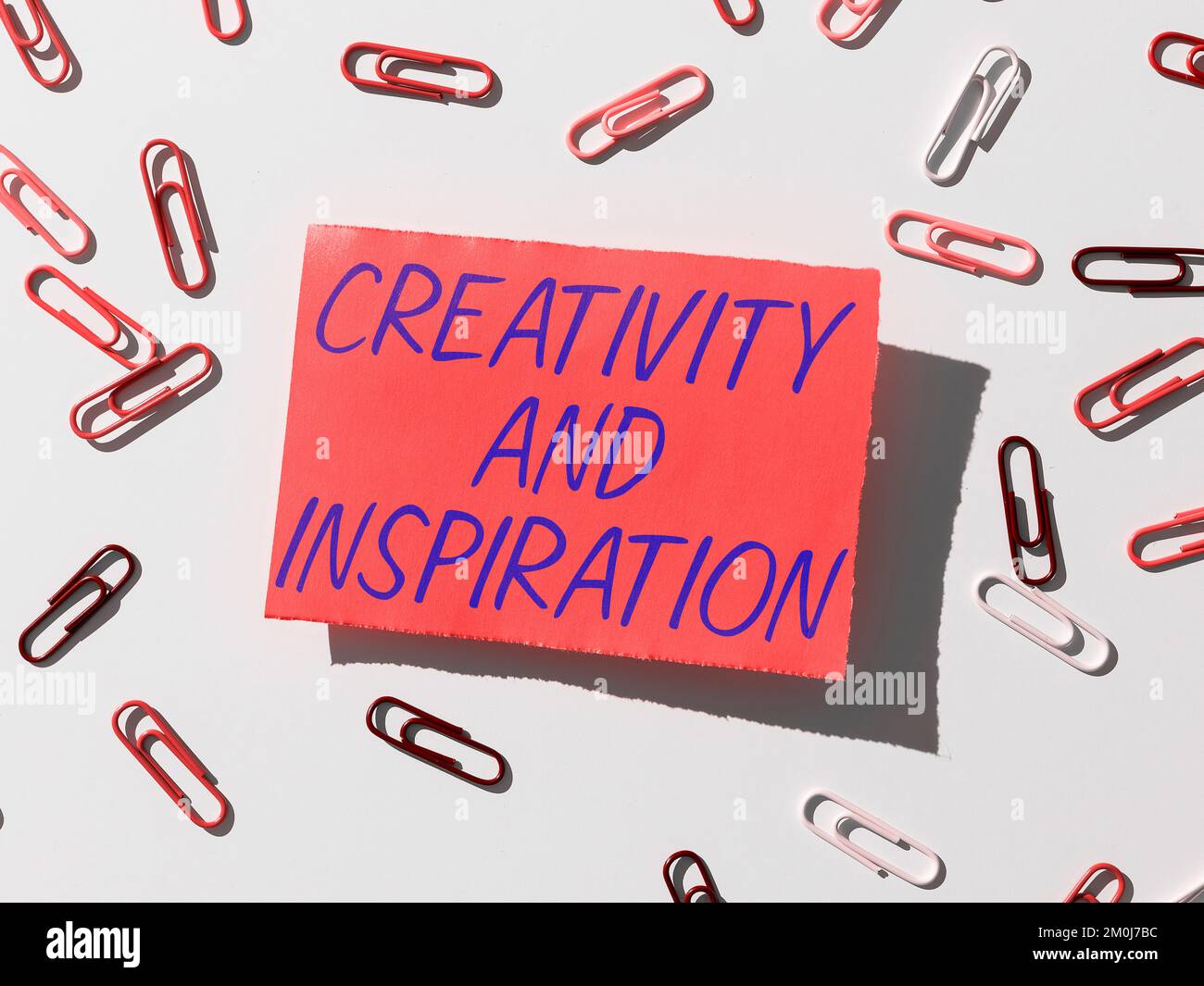 Text showing inspiration Creativity And Inspiration. Business idea the ...