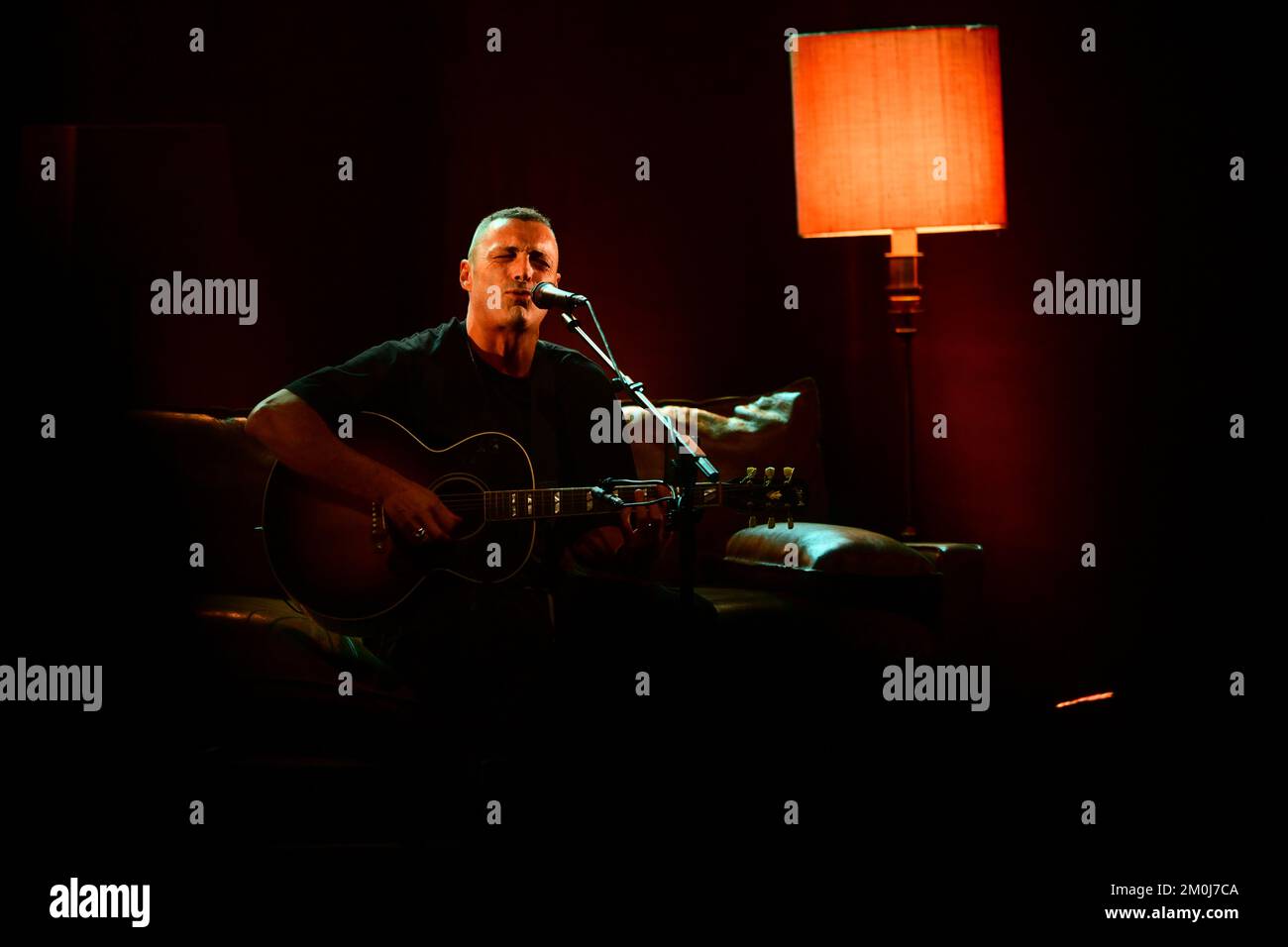 Alex Britti performing during live show of Tour Sul Divano in Teatro ... Alex Britti performing during live show of Tour Sul Divano in Teatro ...