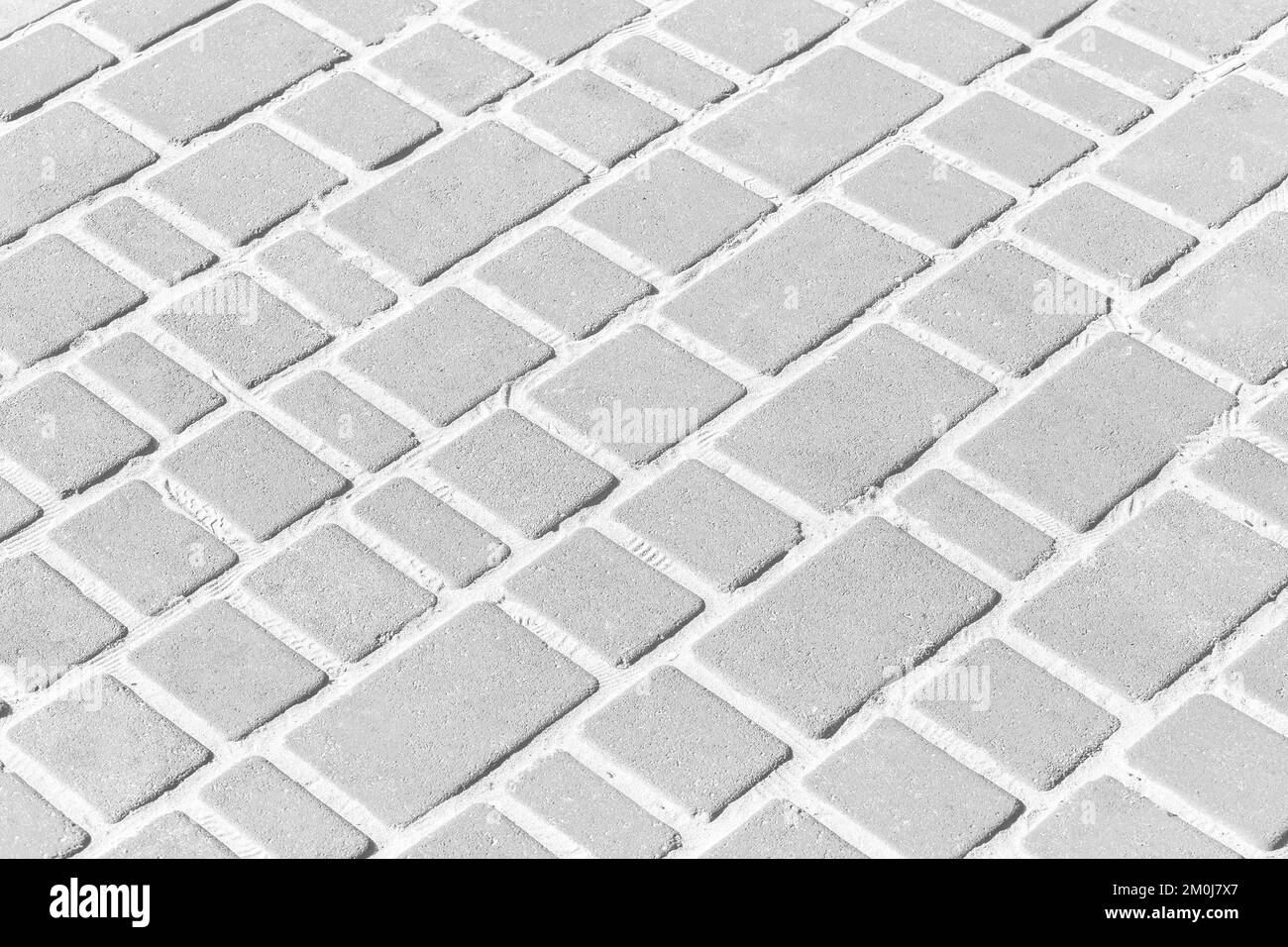 Bright white light stone paving slabs floor tile urban texture street ...
