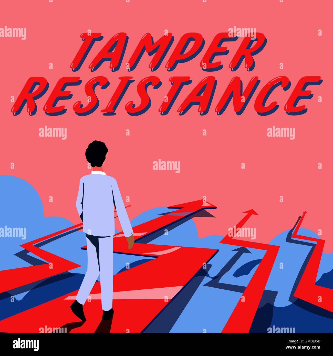 Inspiration showing sign Tamper Resistance. Business overview resilent ...