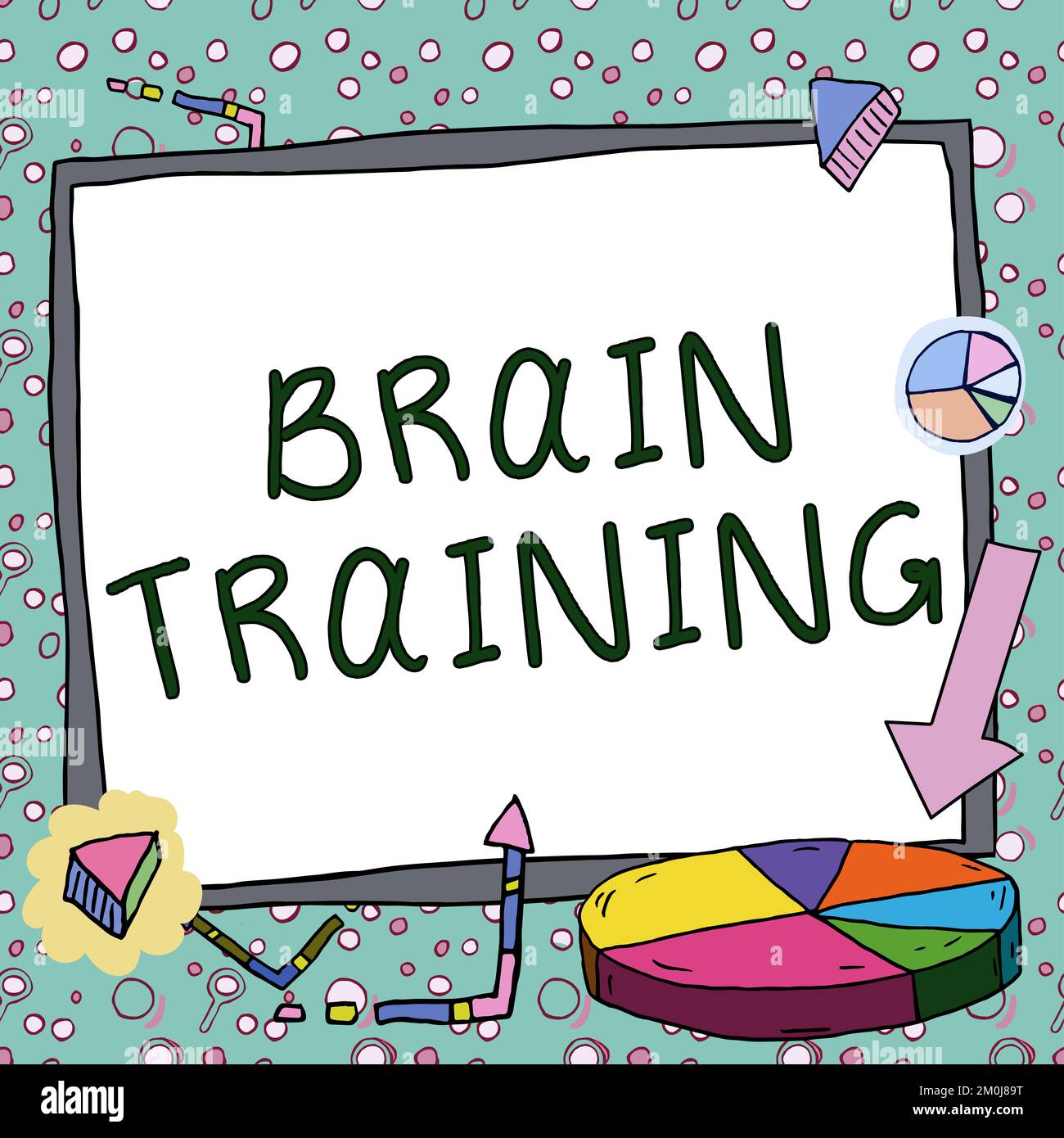 Hand writing sign Brain Training. Conceptual photo mental activities to ...