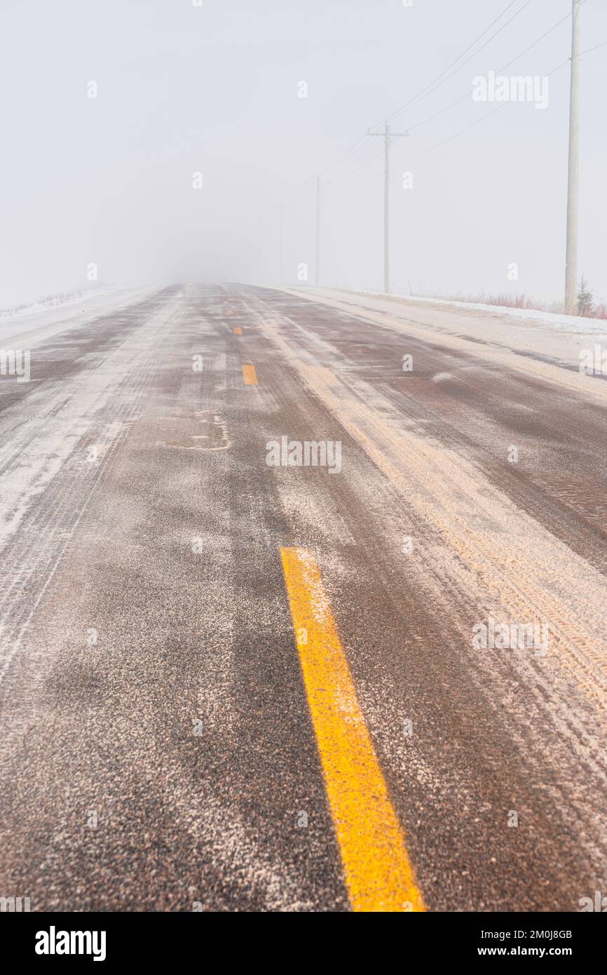 Blowing across road hi-res stock photography and images - Alamy