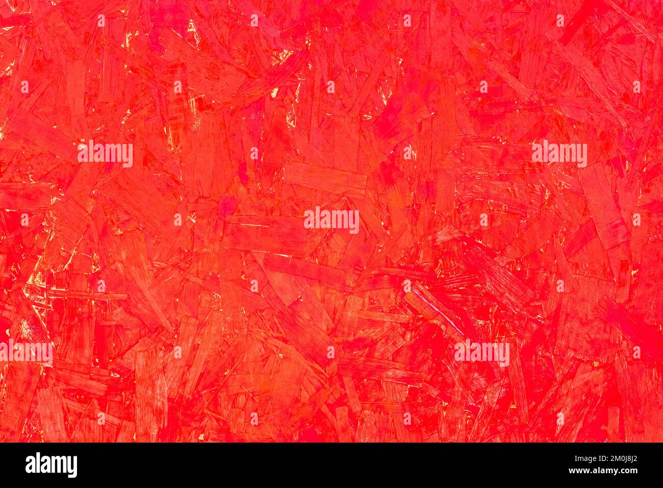 Red paint pressed wood texture, chipboard surface pattern background ...