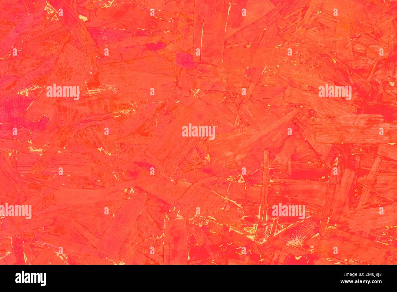 Red paint pressed wood texture, chipboard surface pattern background ...