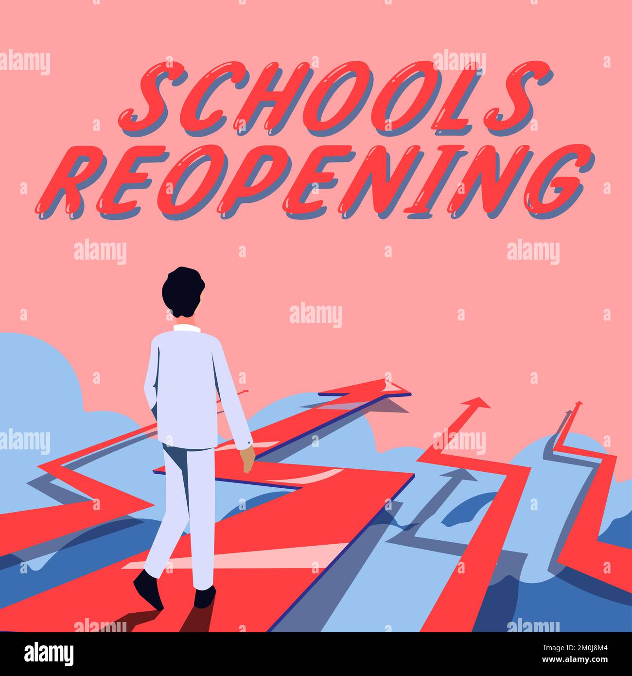 Inspiration showing sign Schools Reopening. Word Written on classes are ...