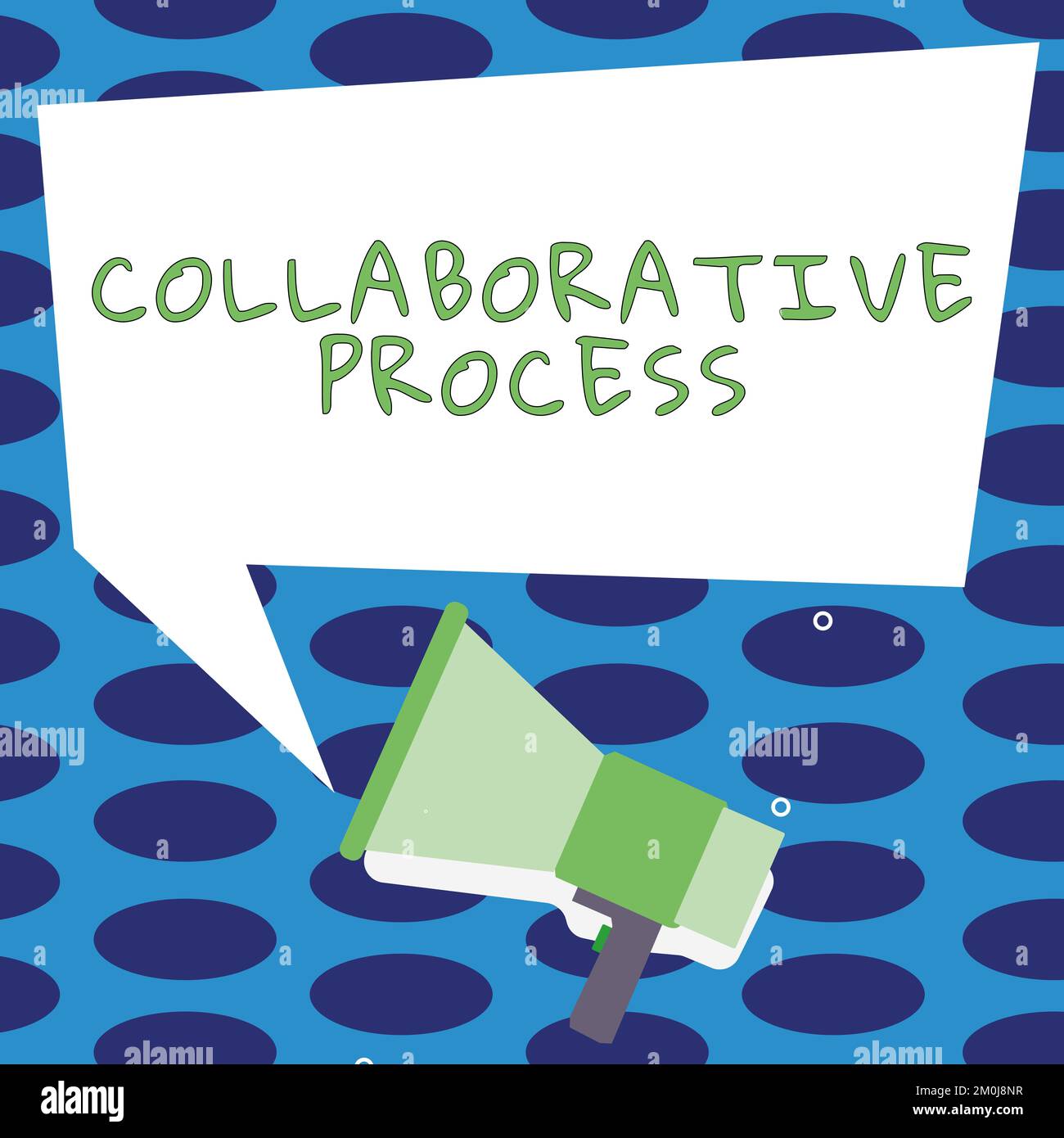 Text showing inspiration Collaborative Process. Word Written on people ...