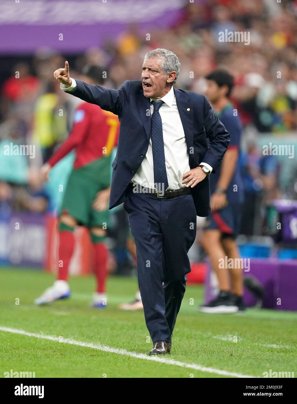 Portugal manager Fernando Santos during the FIFA World Cup Round of ...