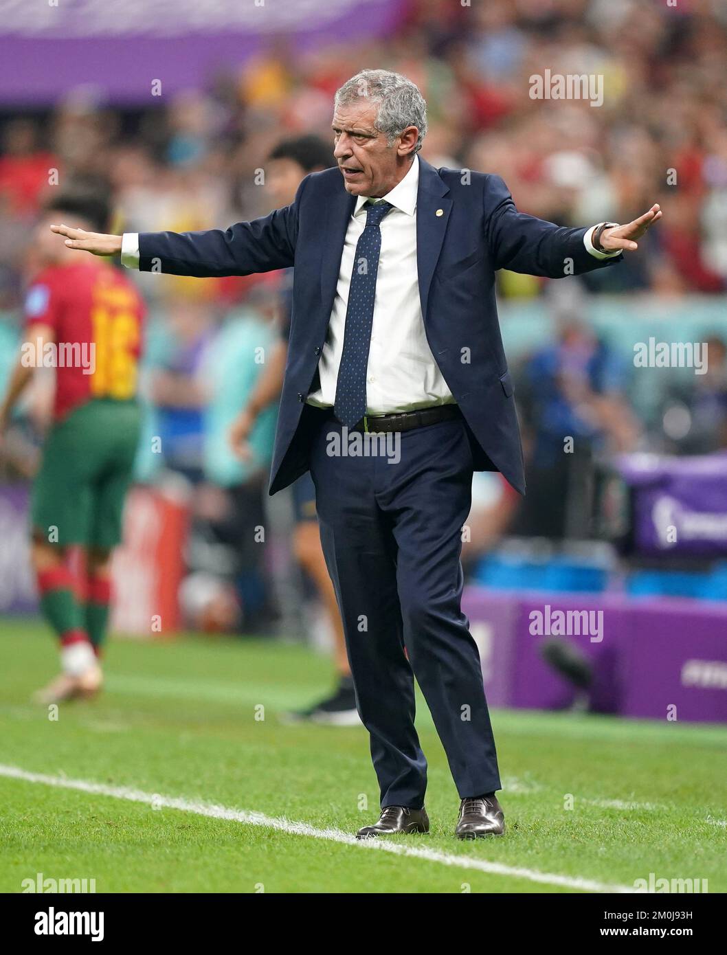 Portugal manager Fernando Santos during the FIFA World Cup Round of ...