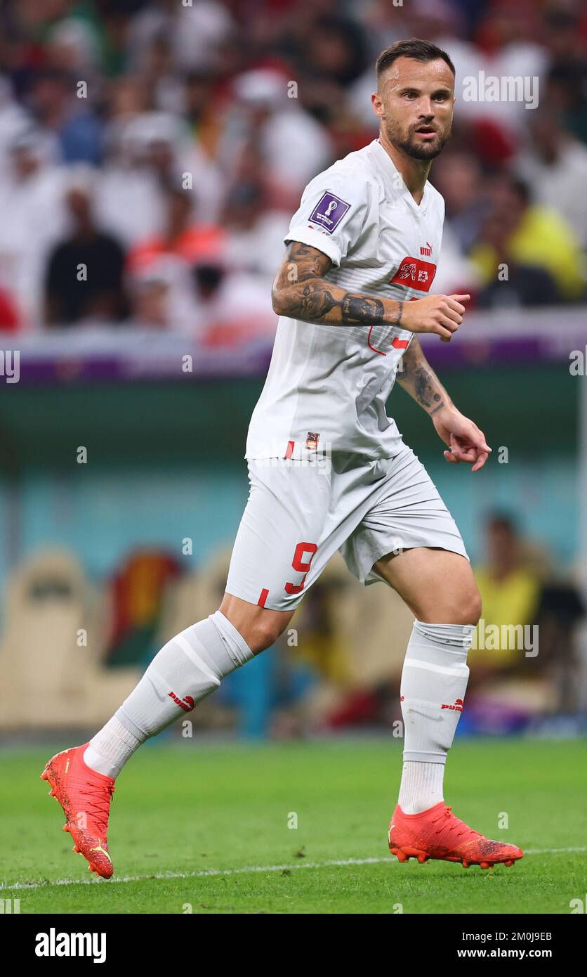 Doha, Qatar, 6th December 2022. Haris Seferovic of Switzerland during ... Doha, Qatar, 6th December 2022. Haris Seferovic of Switzerland during ...