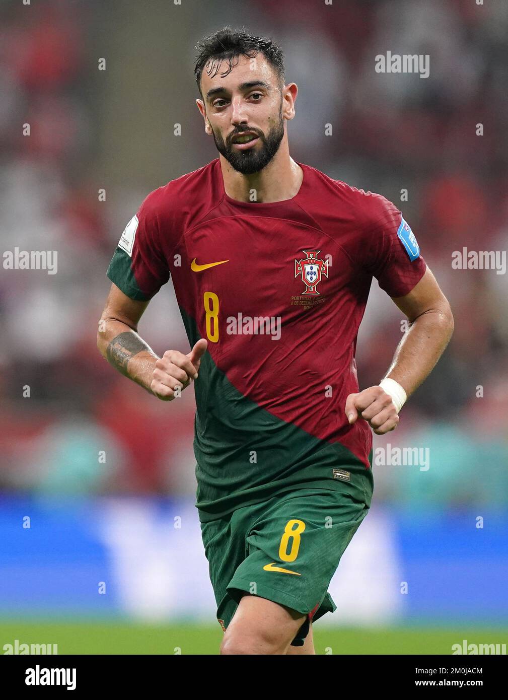 Portugal's Bruno Fernandes during the FIFA World Cup Round of Sixteen ...