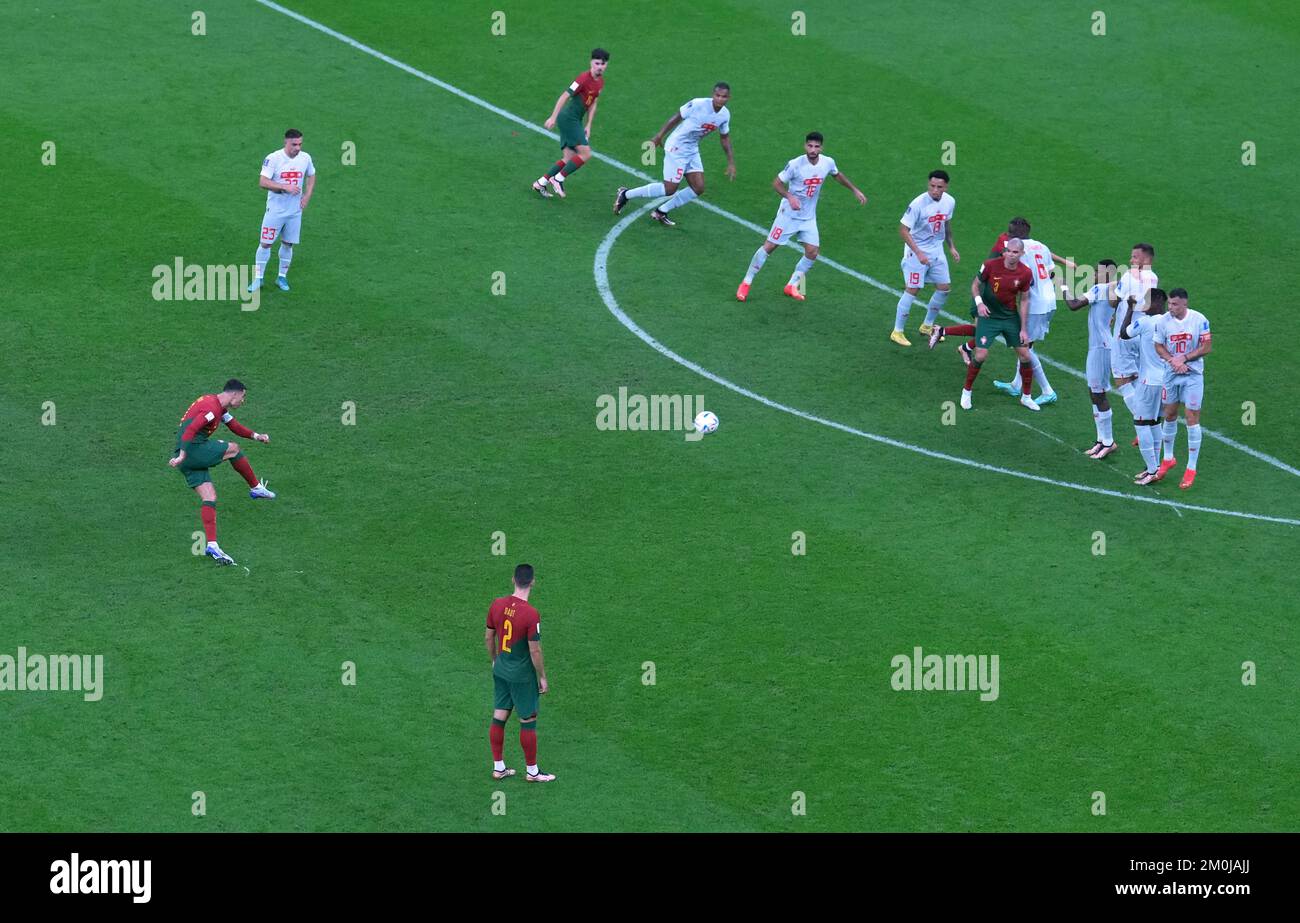 Cristiano Ronaldo Free Kick Pose 2022